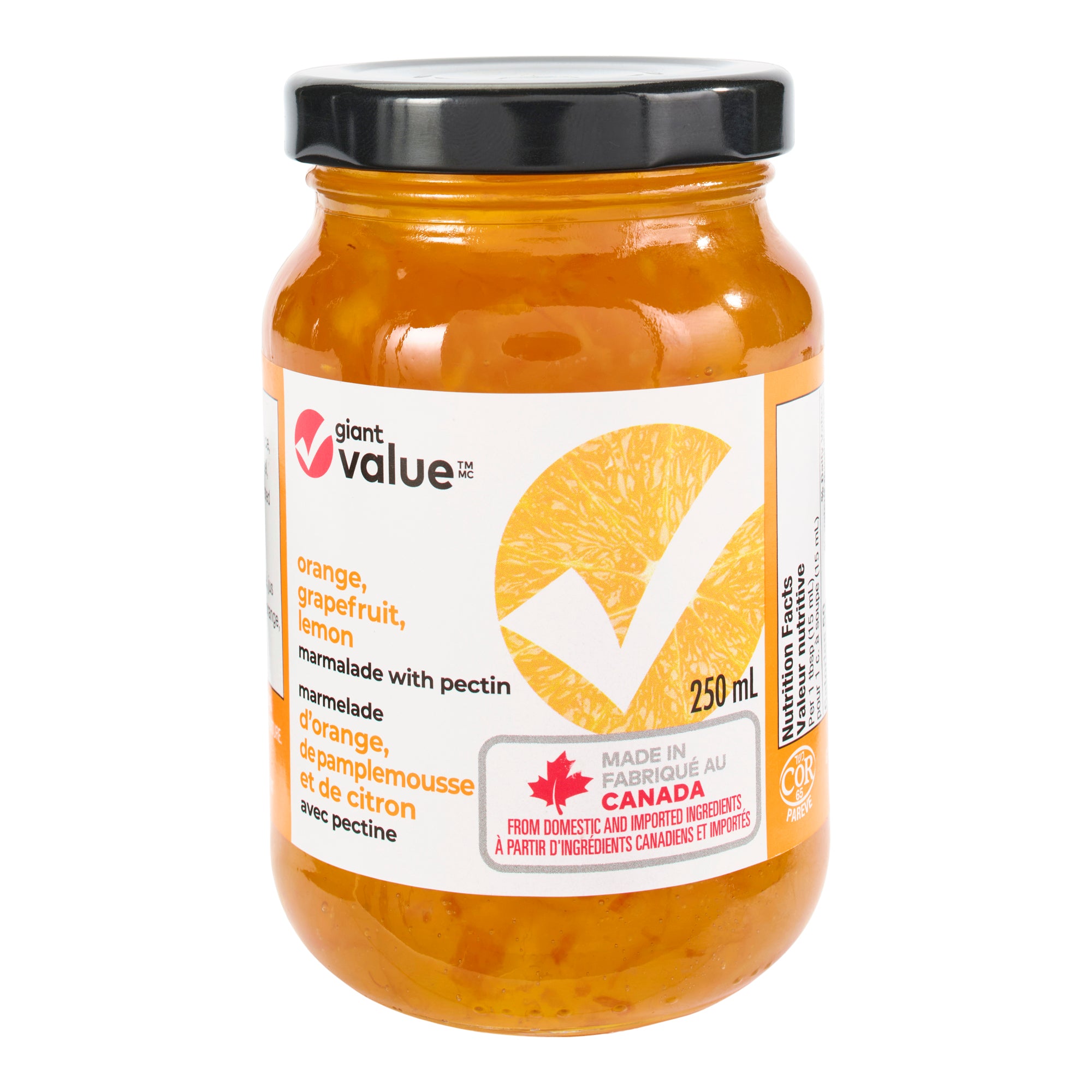 Giant Value Orange, Grapefruit, Lemon Marmalade, 250 ml – Giant Tiger