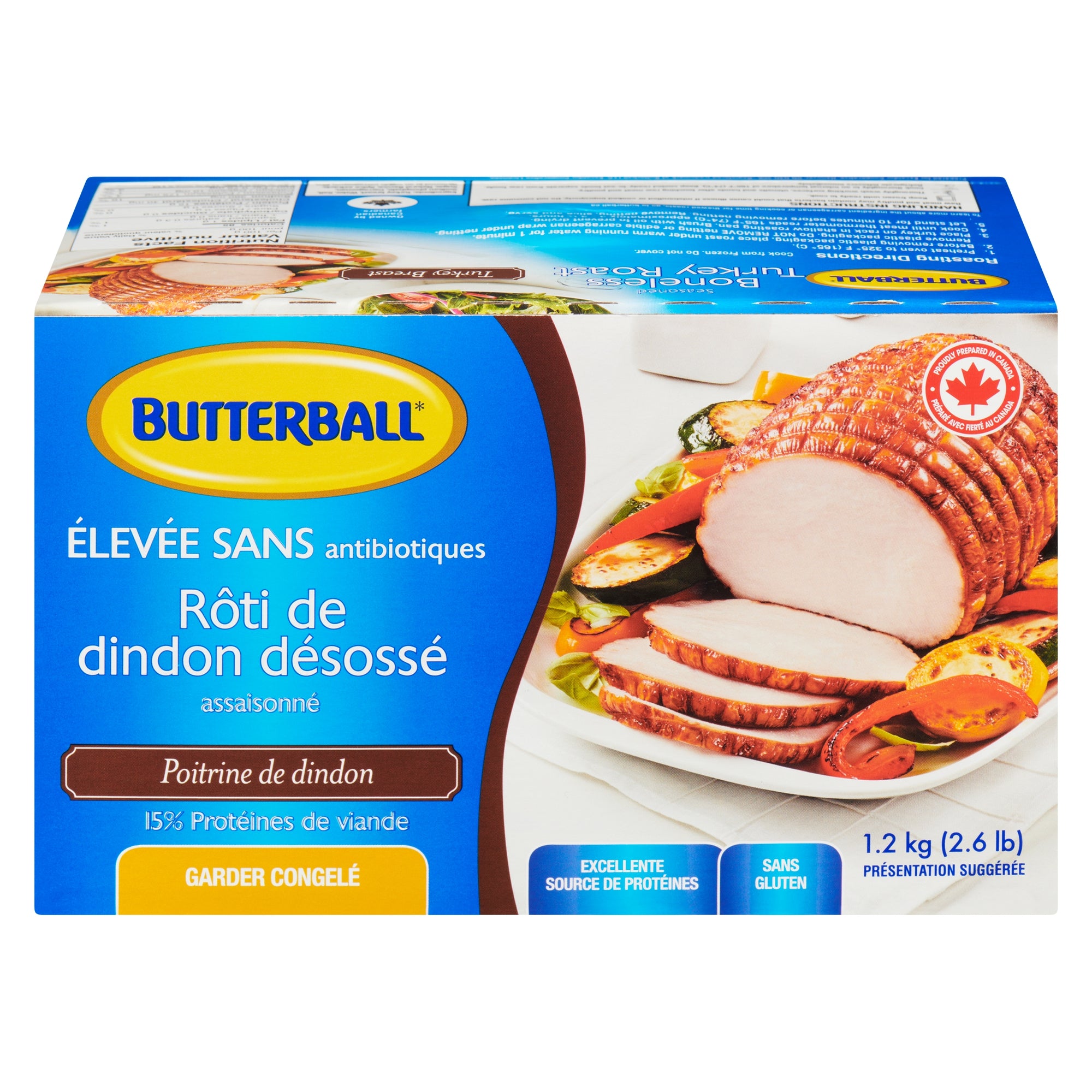 Butterball Seasoned Boneless Turkey Roast Turkey Breast, 1.2 kg – Giant ...