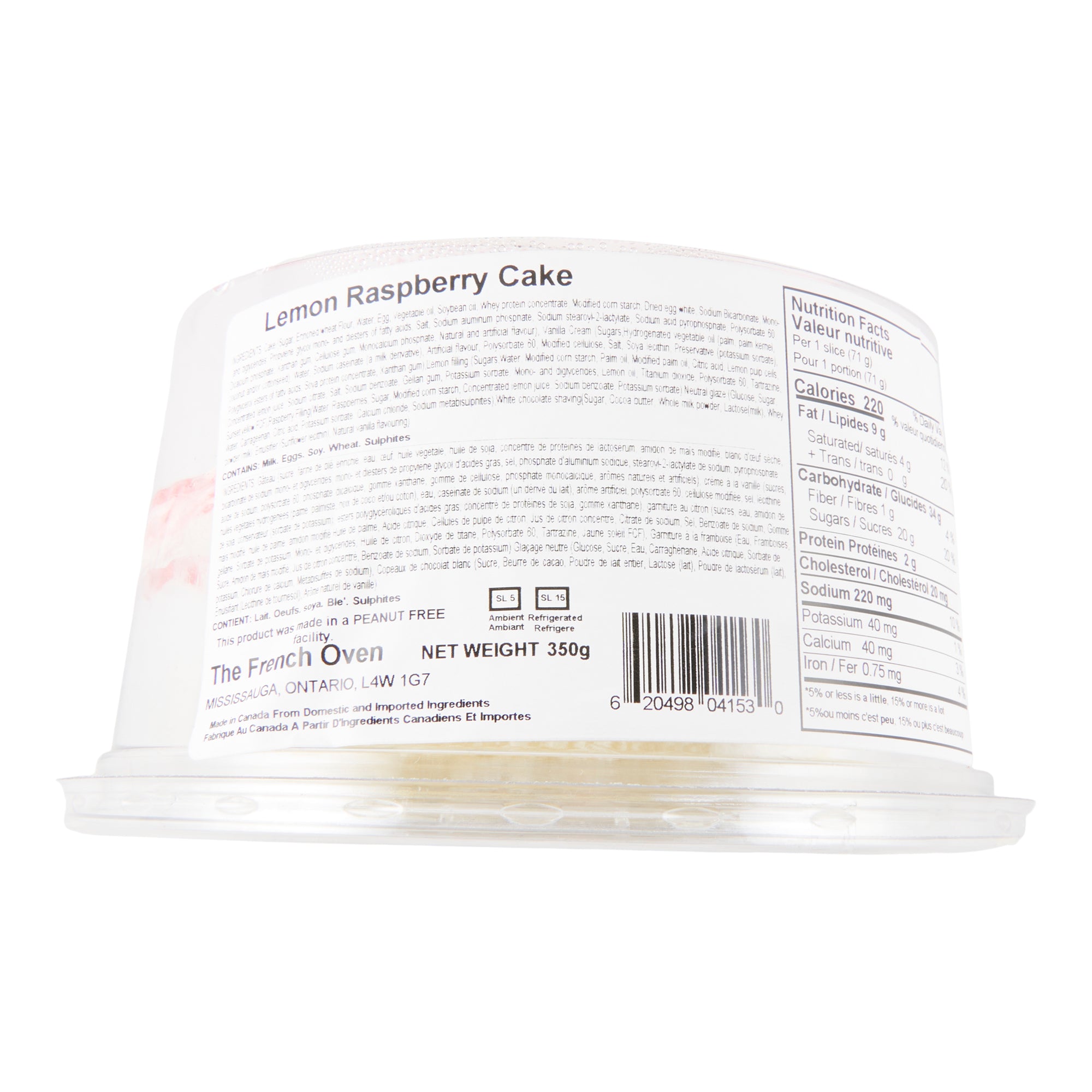 Lemon Raspberry Cake, 5-in – Giant Tiger