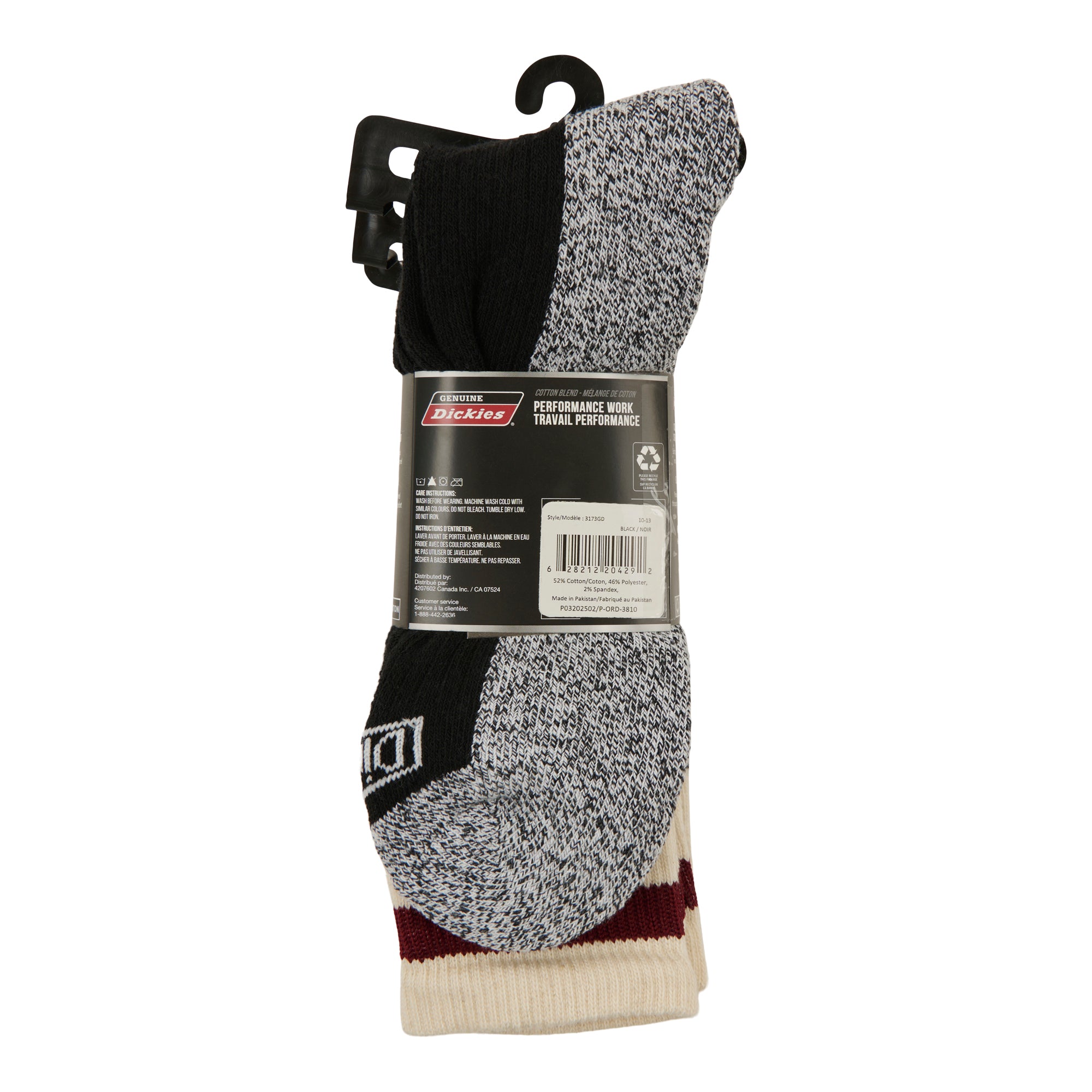 Dickies Men's Work Crew Socks, 3-Pack – Giant Tiger