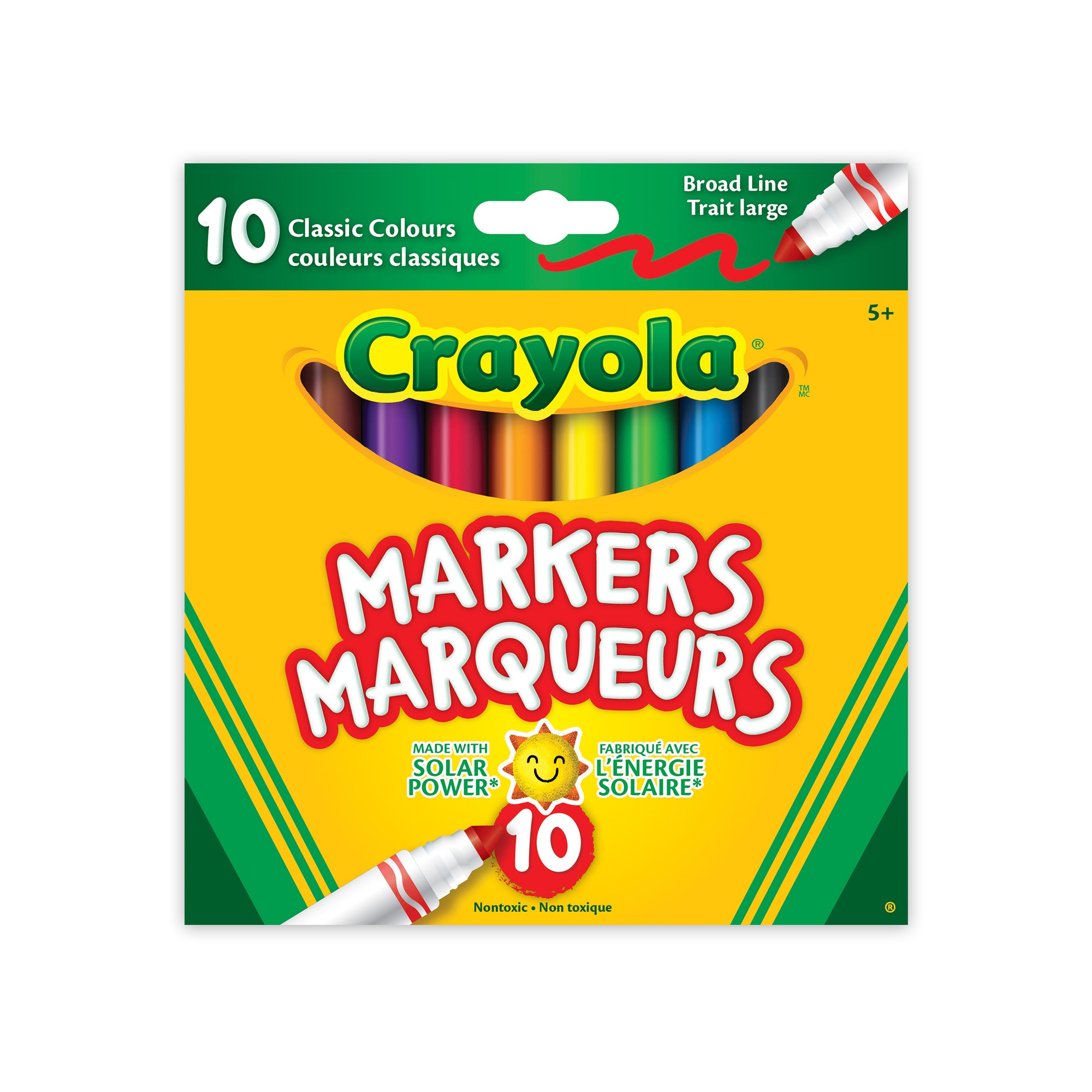 Crayola Markers, 10 Pack – Giant Tiger