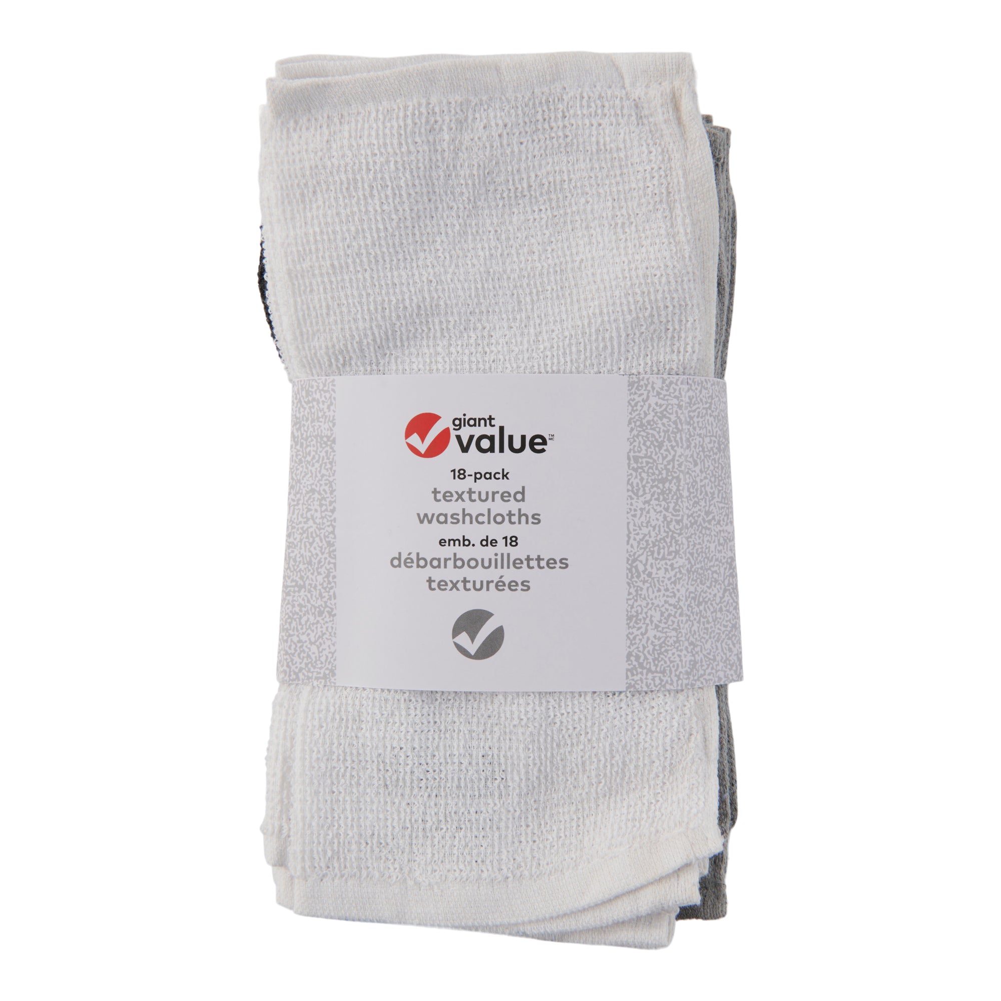 Giant Value Solid Wash Cloths, 18-Pack, 11-in x 11-in. – Giant Tiger