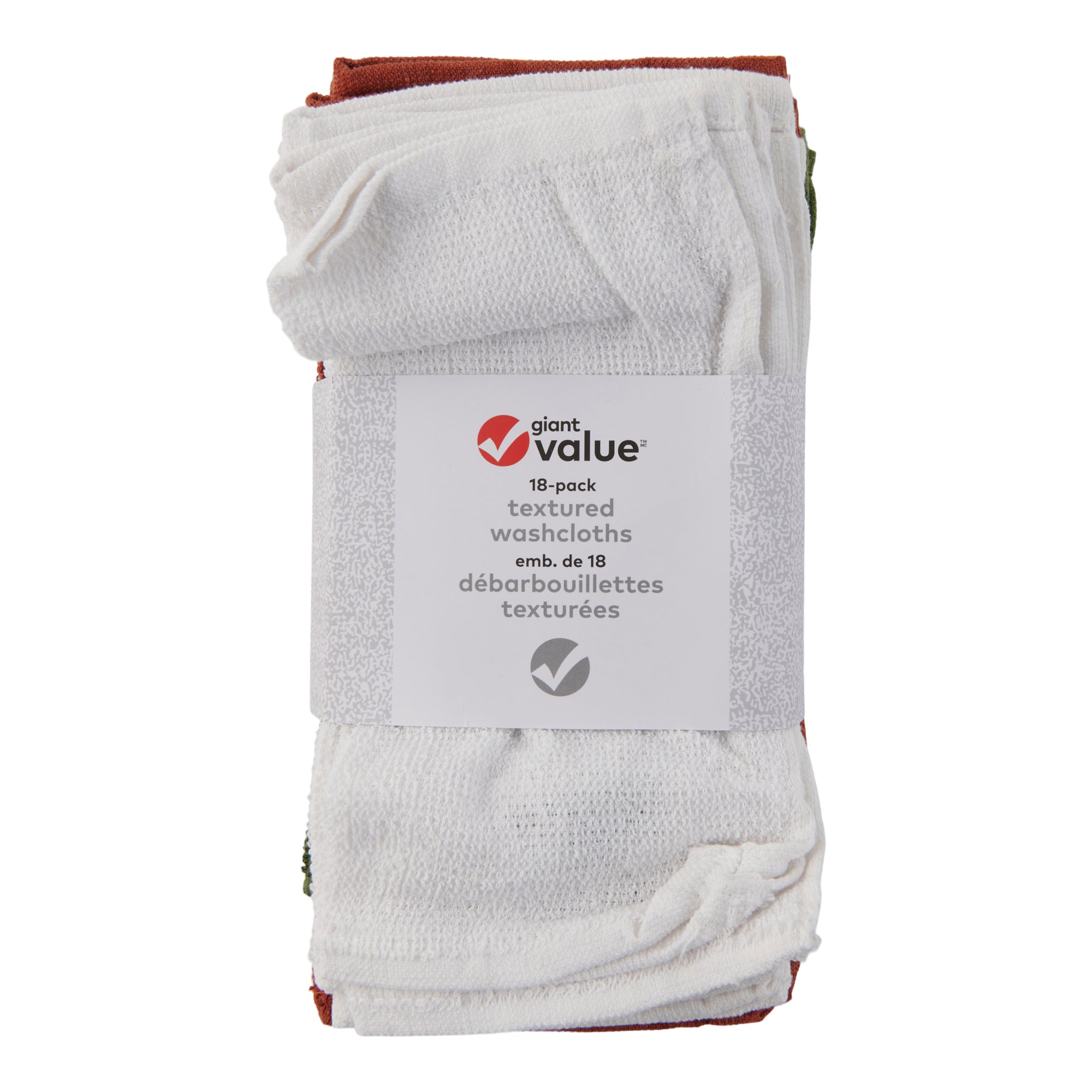 Giant Value Solid Wash Cloths, 18-Pack, 11-in x 11-in. – Giant Tiger
