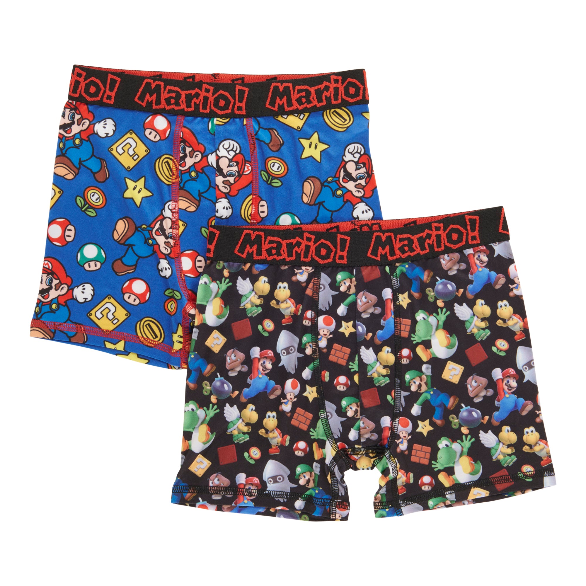 Boys' Licensed Super Mario Boxers, 2-Pack – Giant Tiger