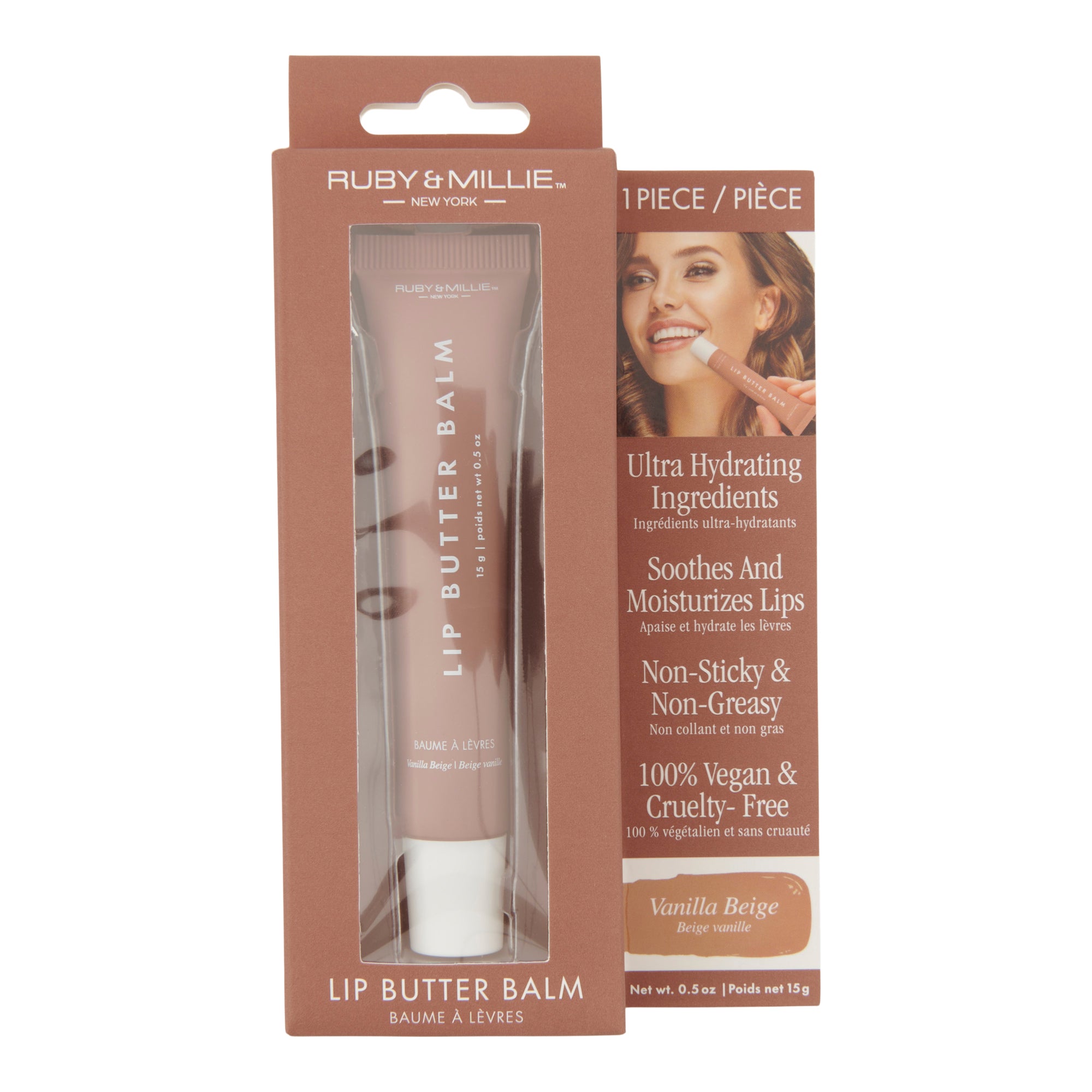 Ruby & Millie Lip Butter Balm, Vanilla Beige – Giant Tiger
