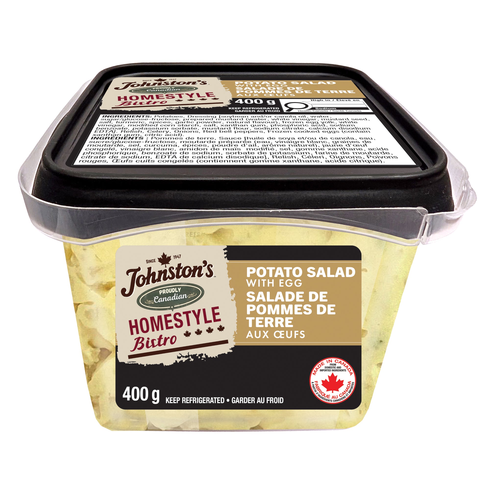 Johnston's Potato Salad with Egg, 400 g – Giant Tiger