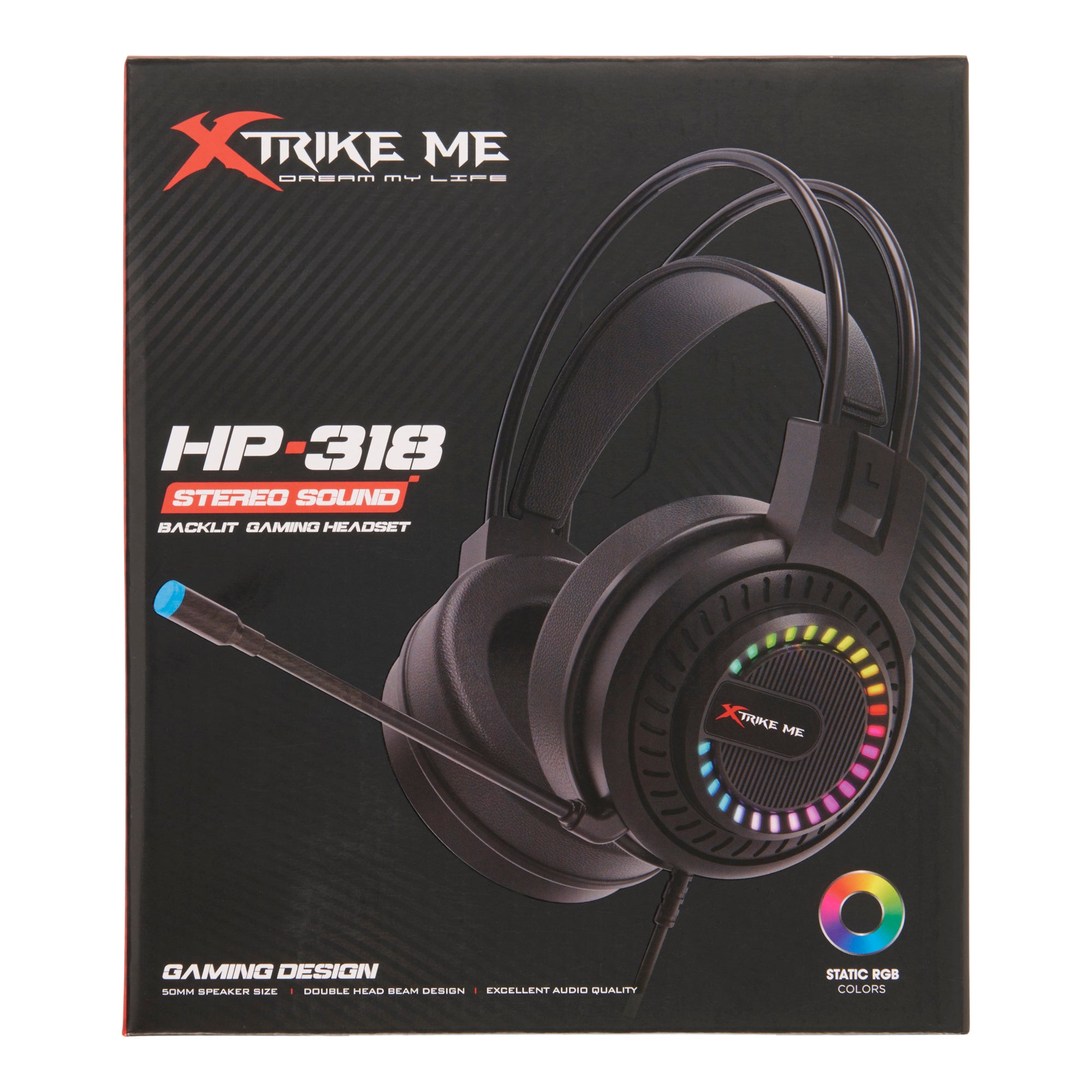 HP-318 Wired Gaming Headset, Black – Giant Tiger