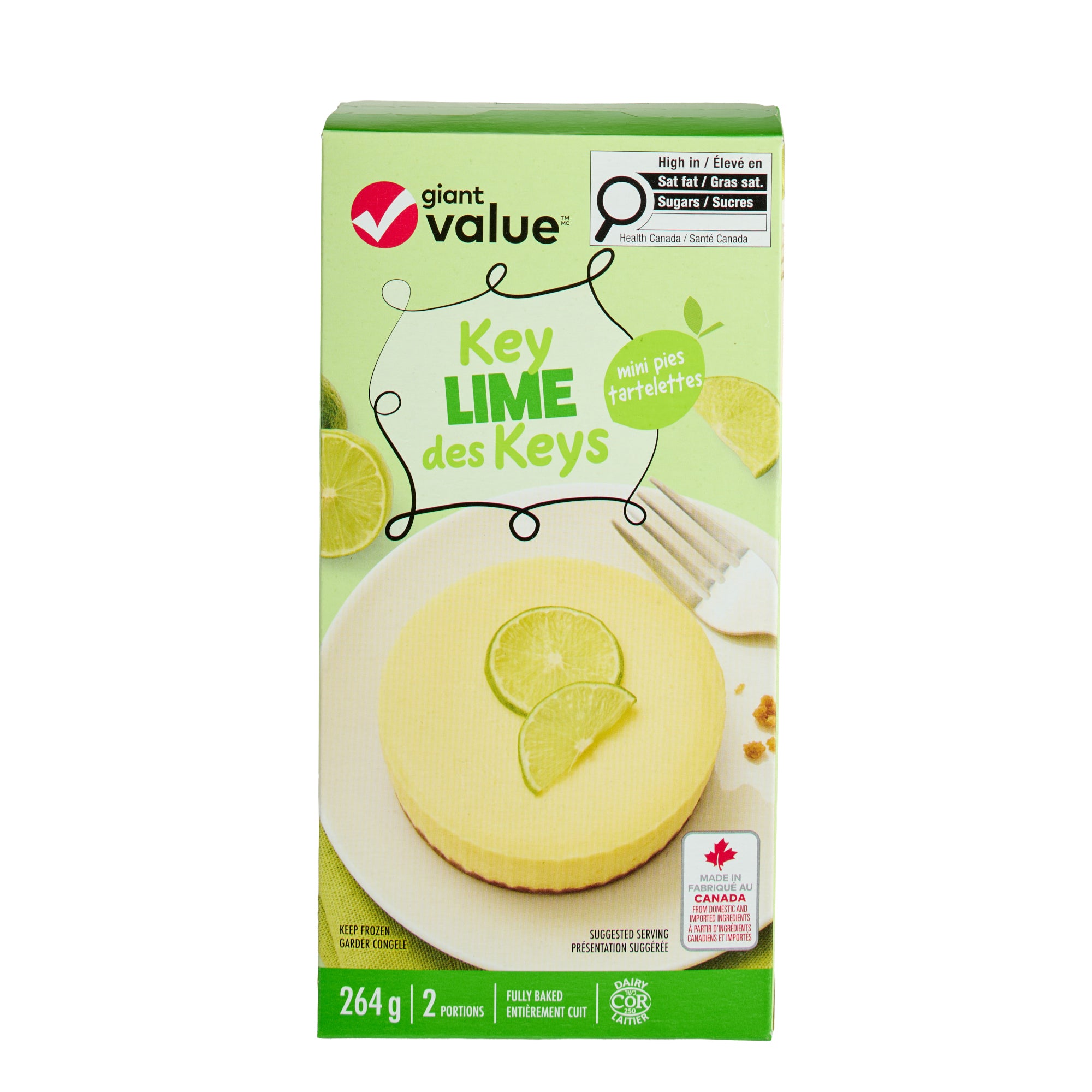 Giant Value Mini Key Lime Pies, 2-Pack, 264 g – Giant Tiger