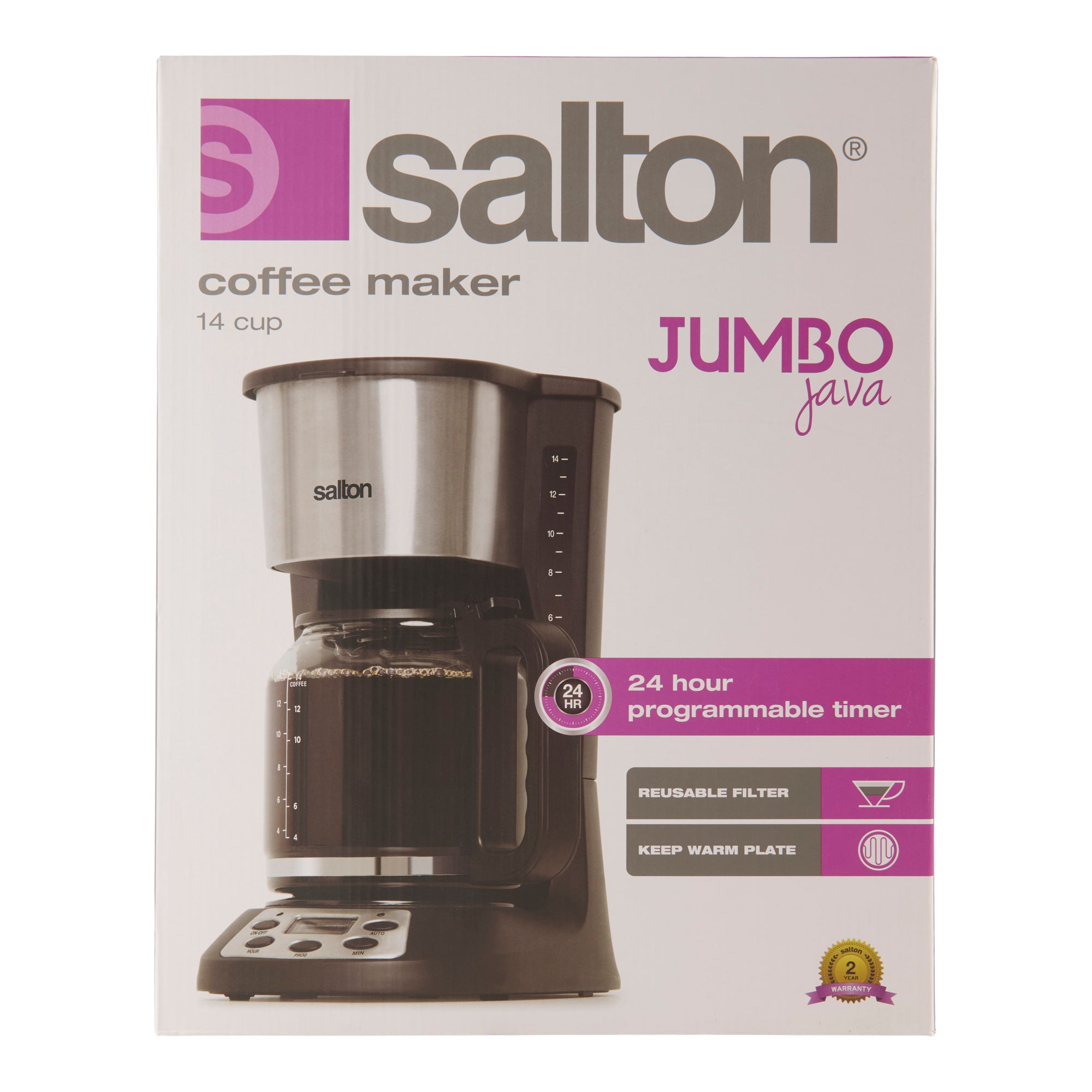 Salton Jumbo Java Coffee Maker, 3-L. – Giant Tiger