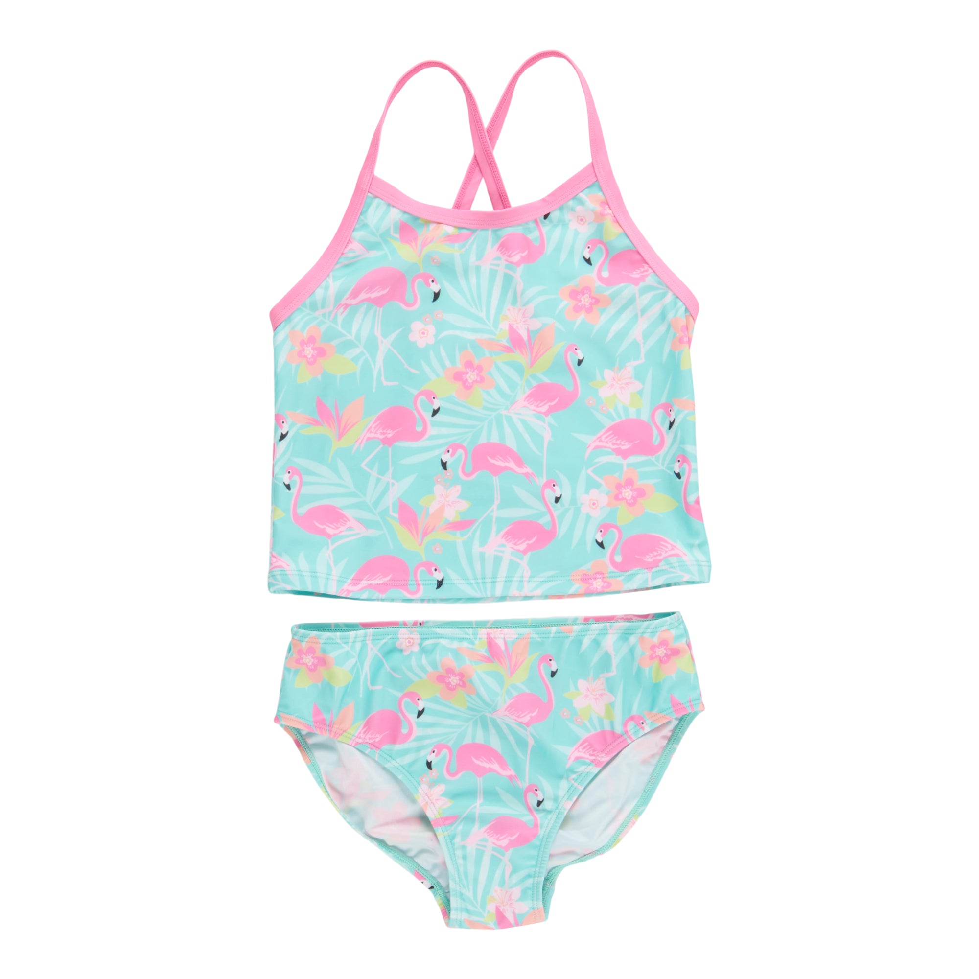 Girls' Printed Tankini Swimsuit, 2-Piece – Giant Tiger