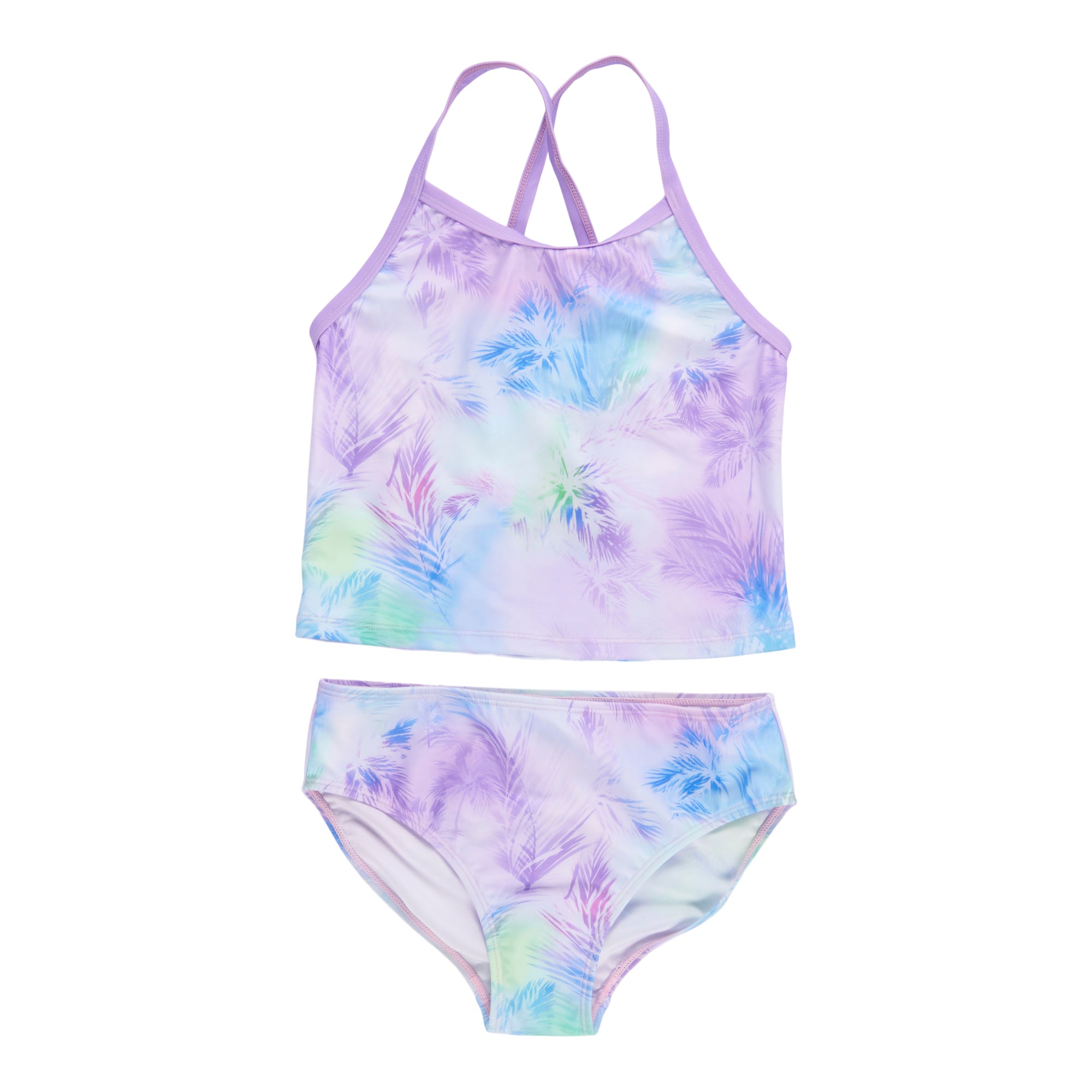 Girls' Printed Tankini Swimsuit, 2-Piece – Giant Tiger