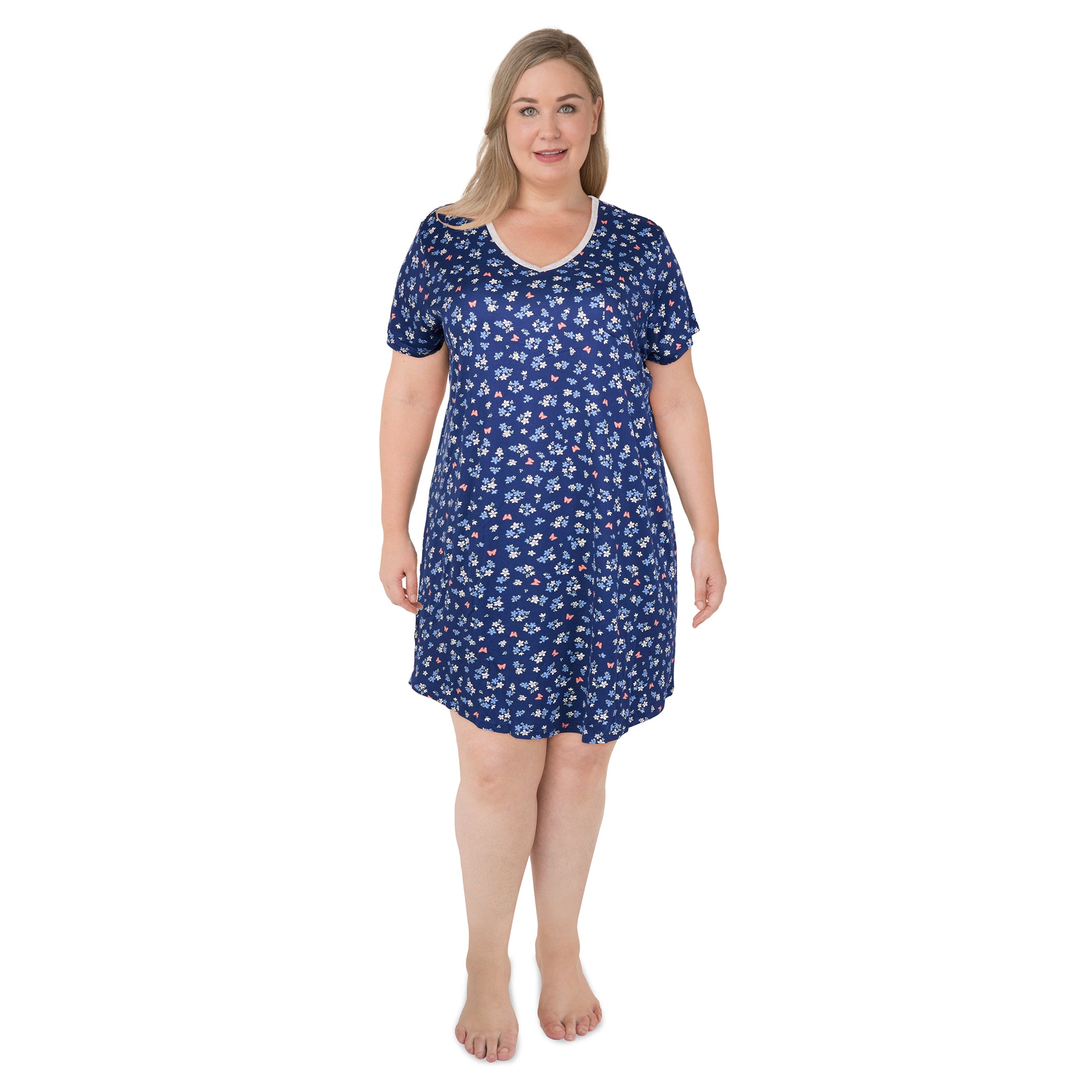Carisma Women's Plus V-Neck Sleepshirt – Giant Tiger