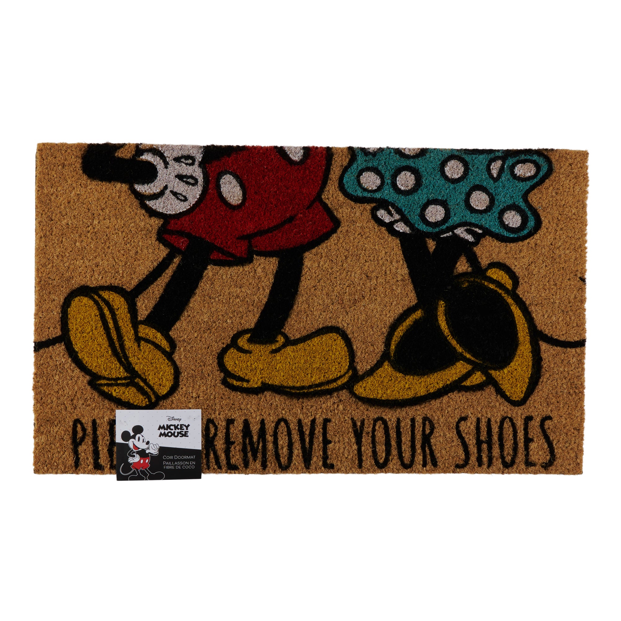 Disney Mickey Coir Mat, English, 18-in x 30-in. – Giant Tiger