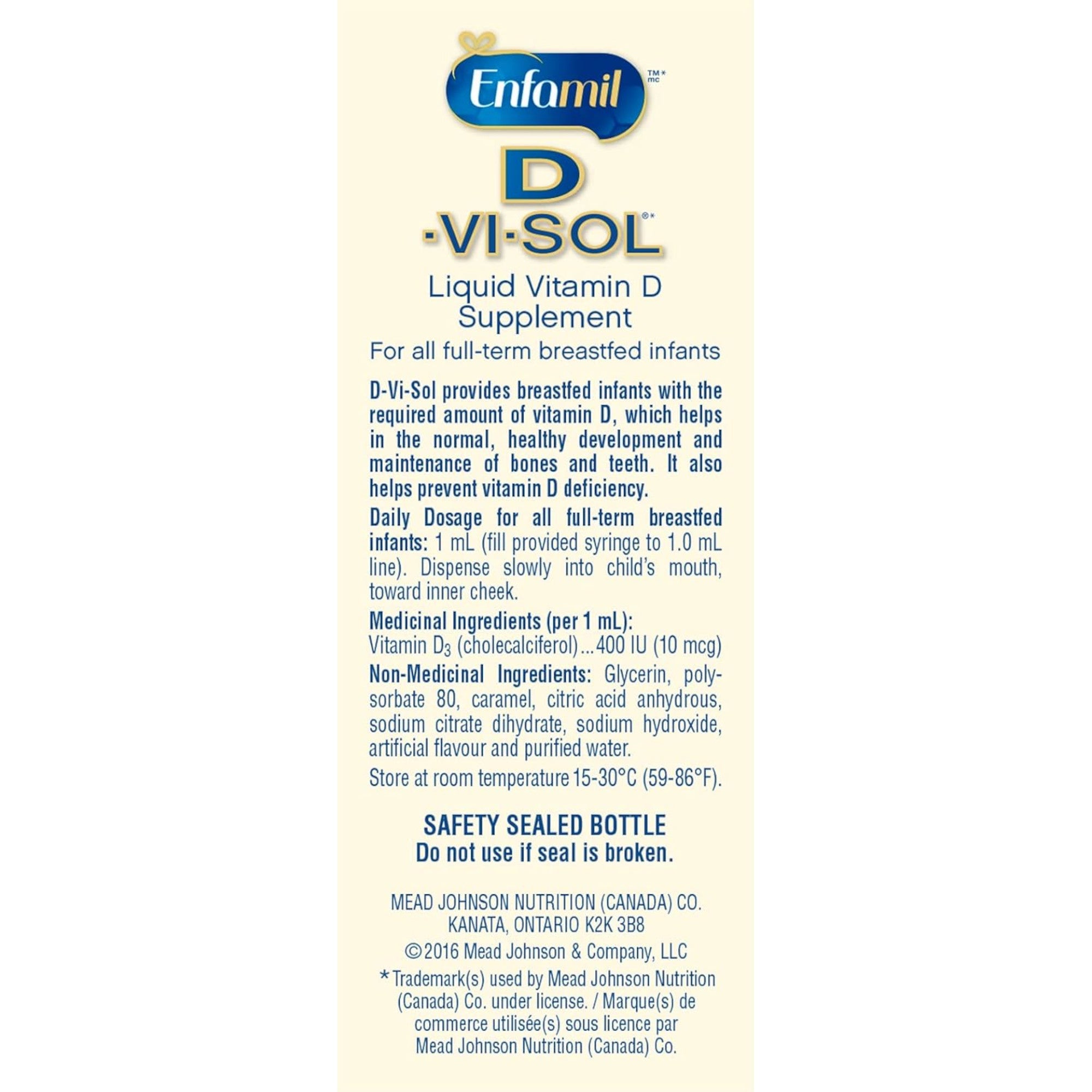 Enfamil D-Vi-Sol Liquid Vitamin D Supplement for Breastfed Infants ...