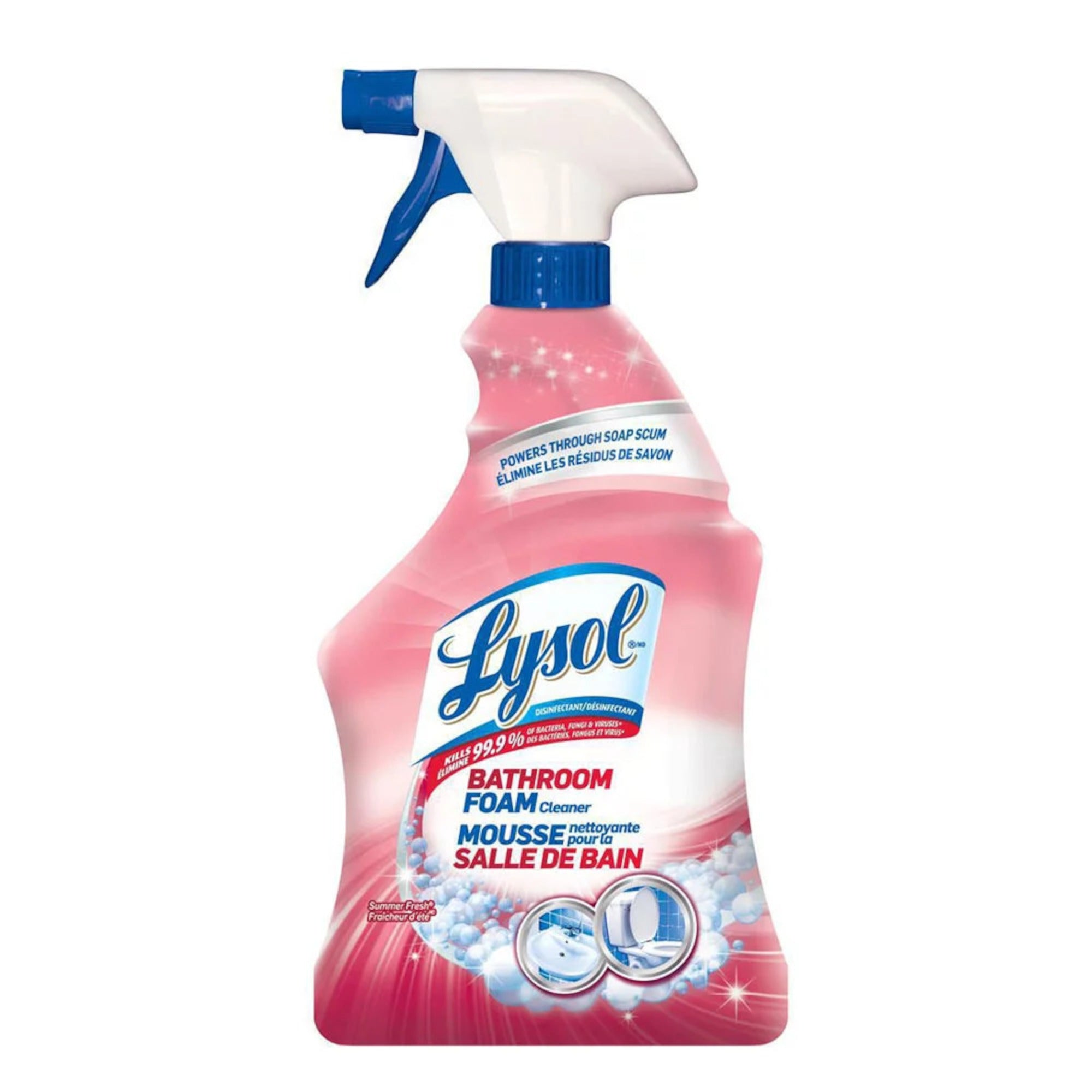 Nettoyant mousse désinfectant pour la salle de bain Lysol, 950 ml ...