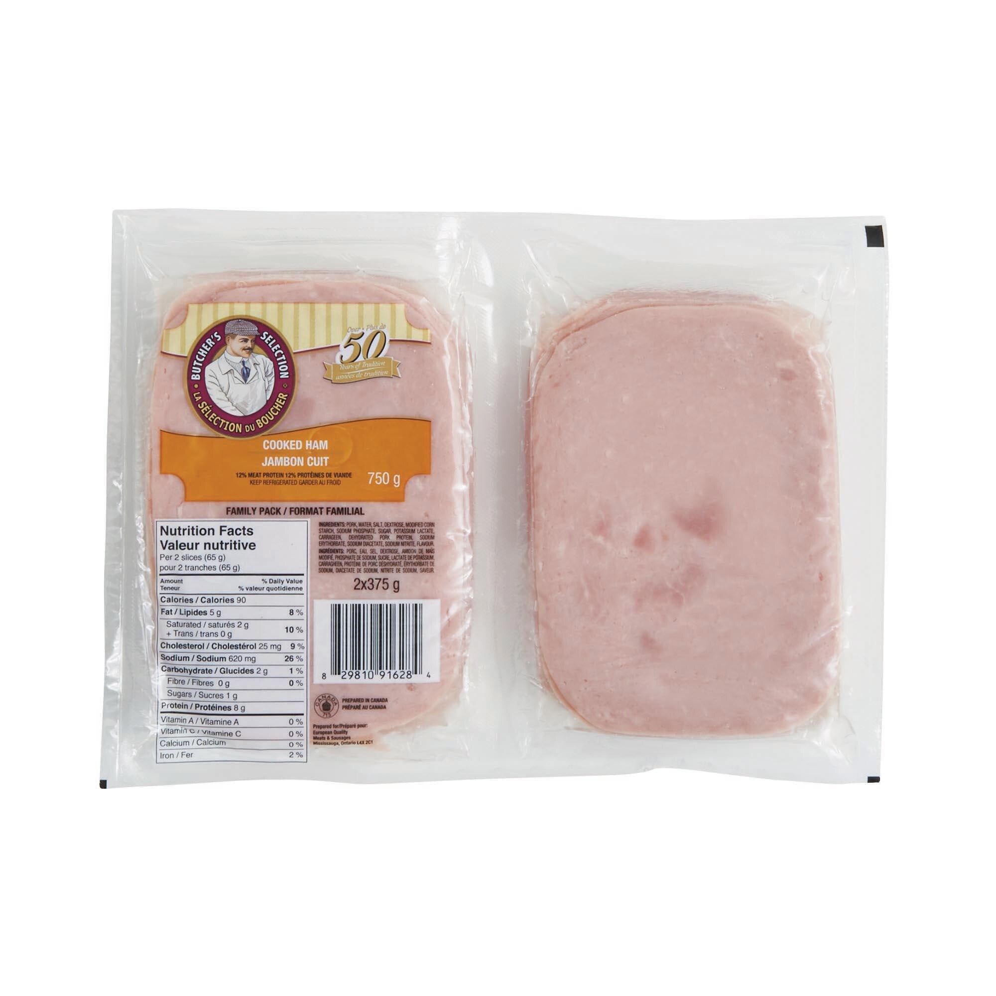 Butcher's Selection Cooked Ham Family Pack, 750-g – Giant Tiger