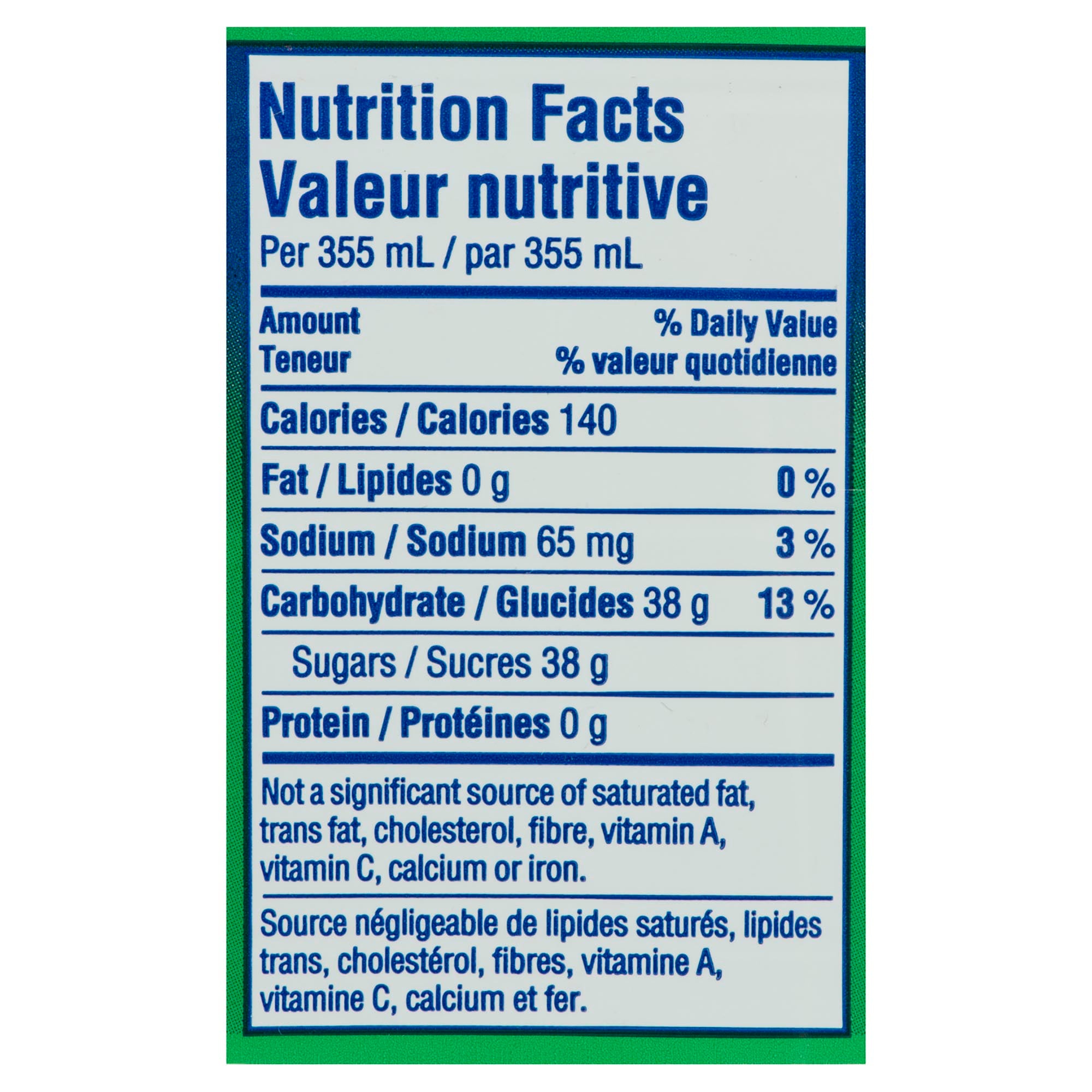 Sprite, 2-L – Giant Tiger