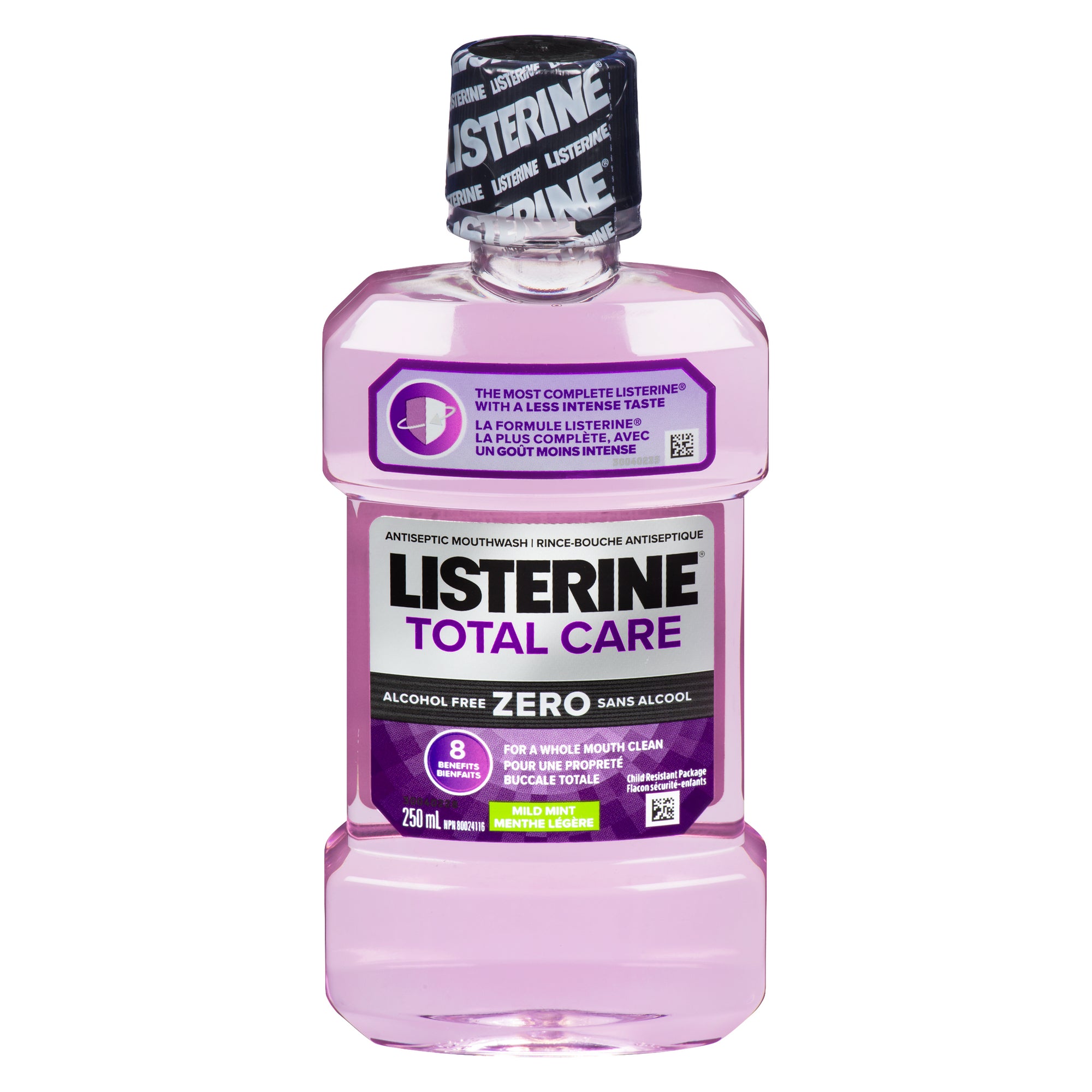Listerine Total Care Zero Antiseptic Mouthwash Mild Mint, 250-ml ...