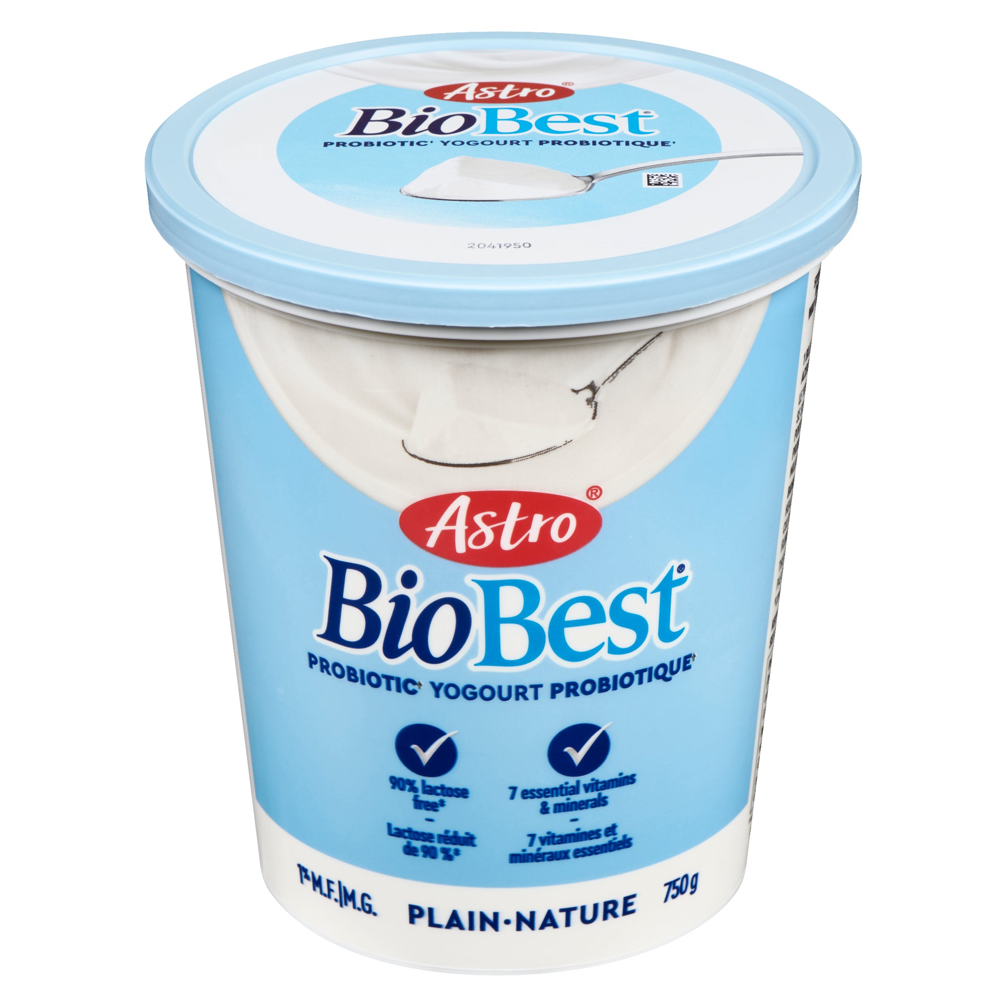 Astro BioBest Probiotic Plain Yogourt 1% M.F., 750-g – Giant Tiger