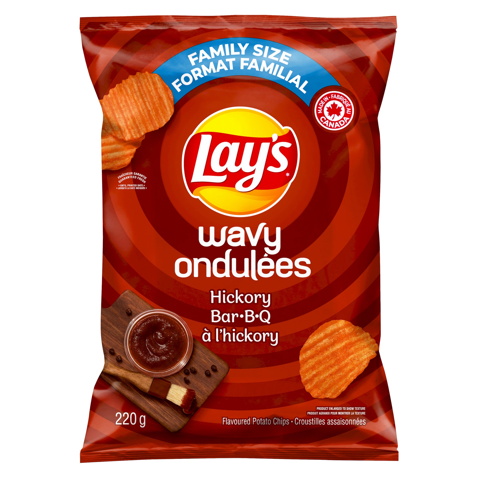 Lay's Wavy Hickory BBQ Potato Chips, 235-g – Giant Tiger