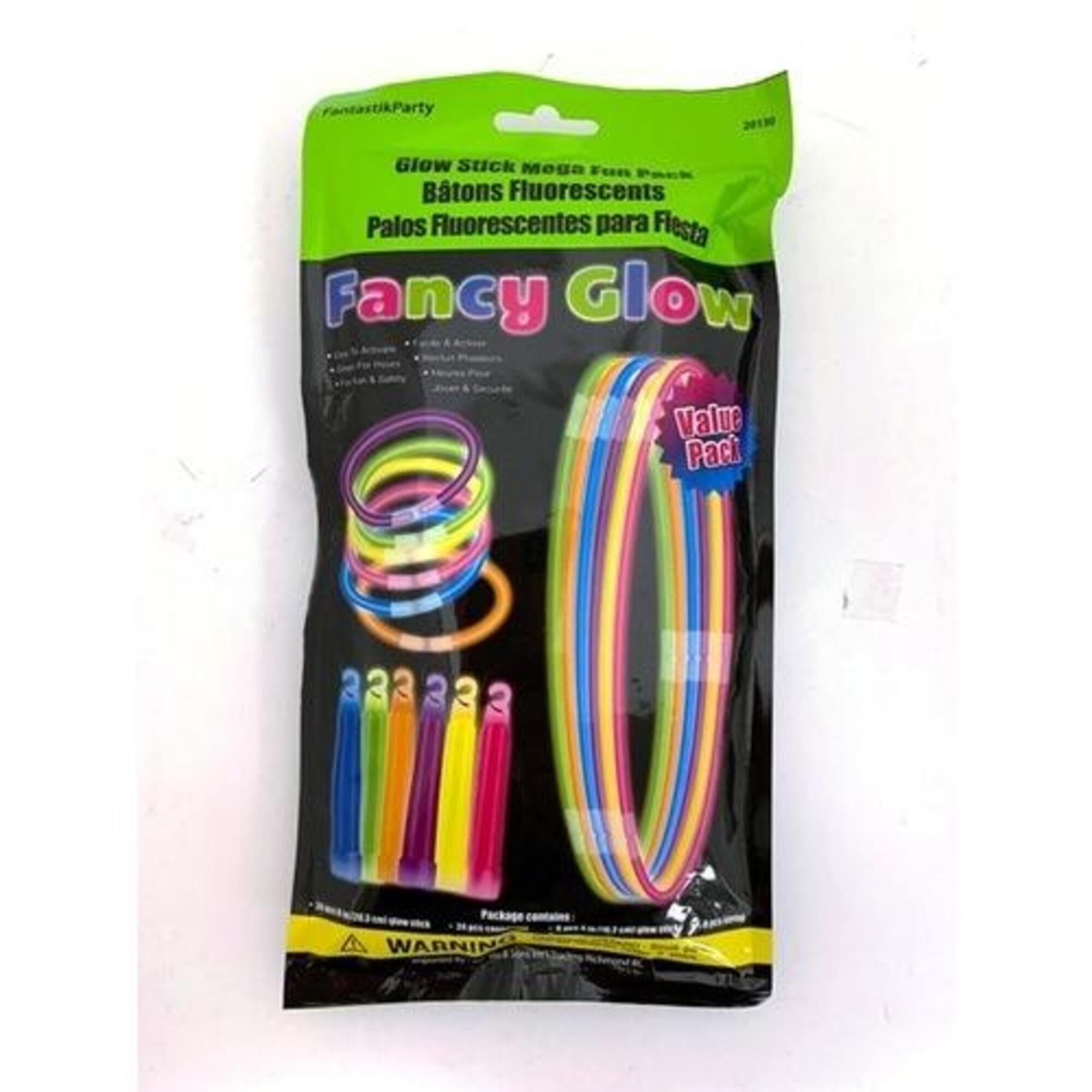 Fancy Flow Mega Fun Glow Sticks, 18 Pieces – Giant Tiger
