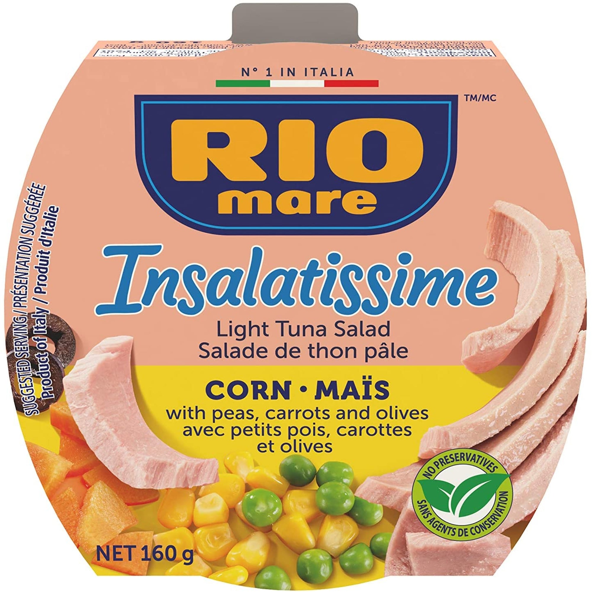 Rio Mare Insalatissime Corn and Light Tuna Salad, 160-g – Giant Tiger