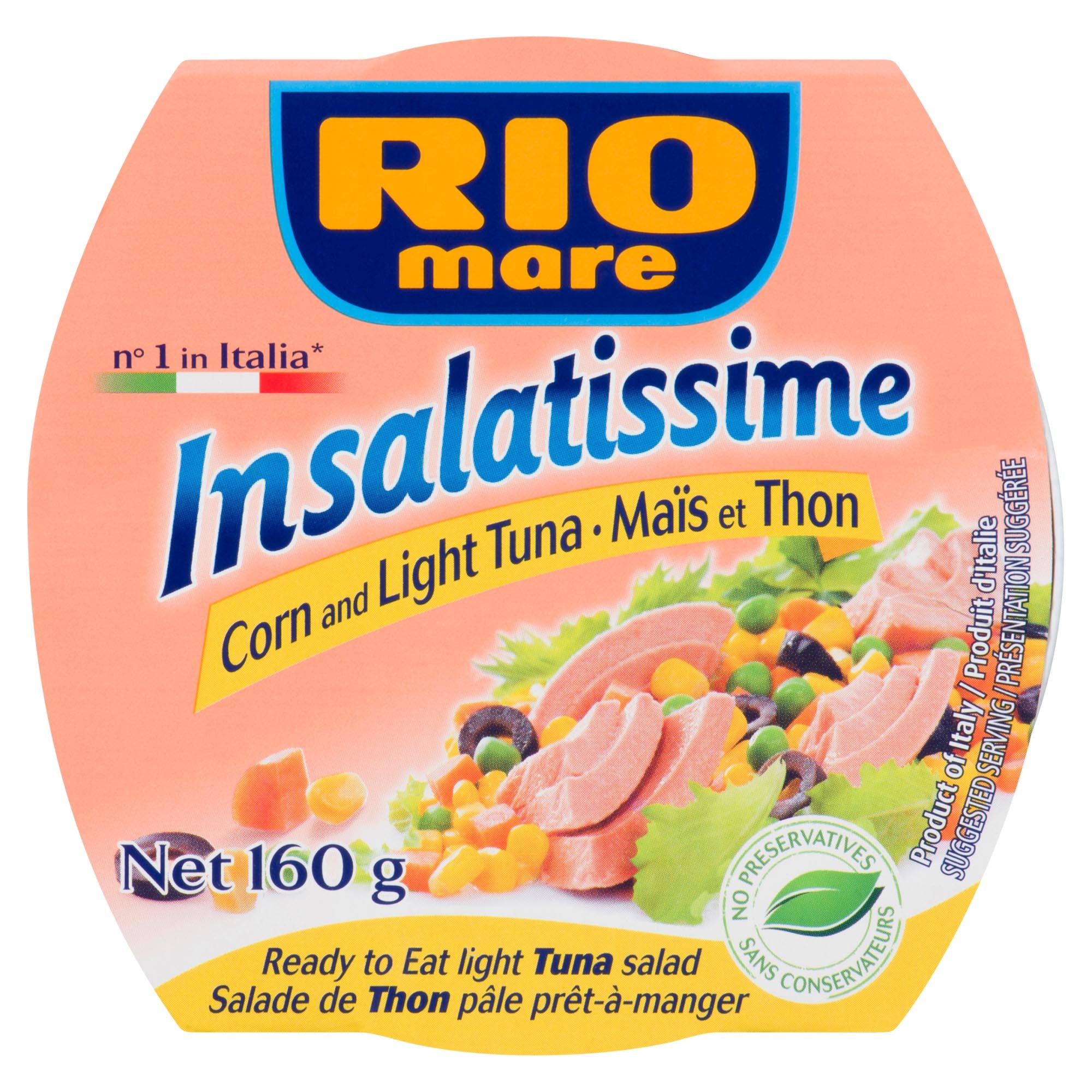 Rio Mare Insalatissime Corn & Light Tuna Salad, 160-g – Giant Tiger