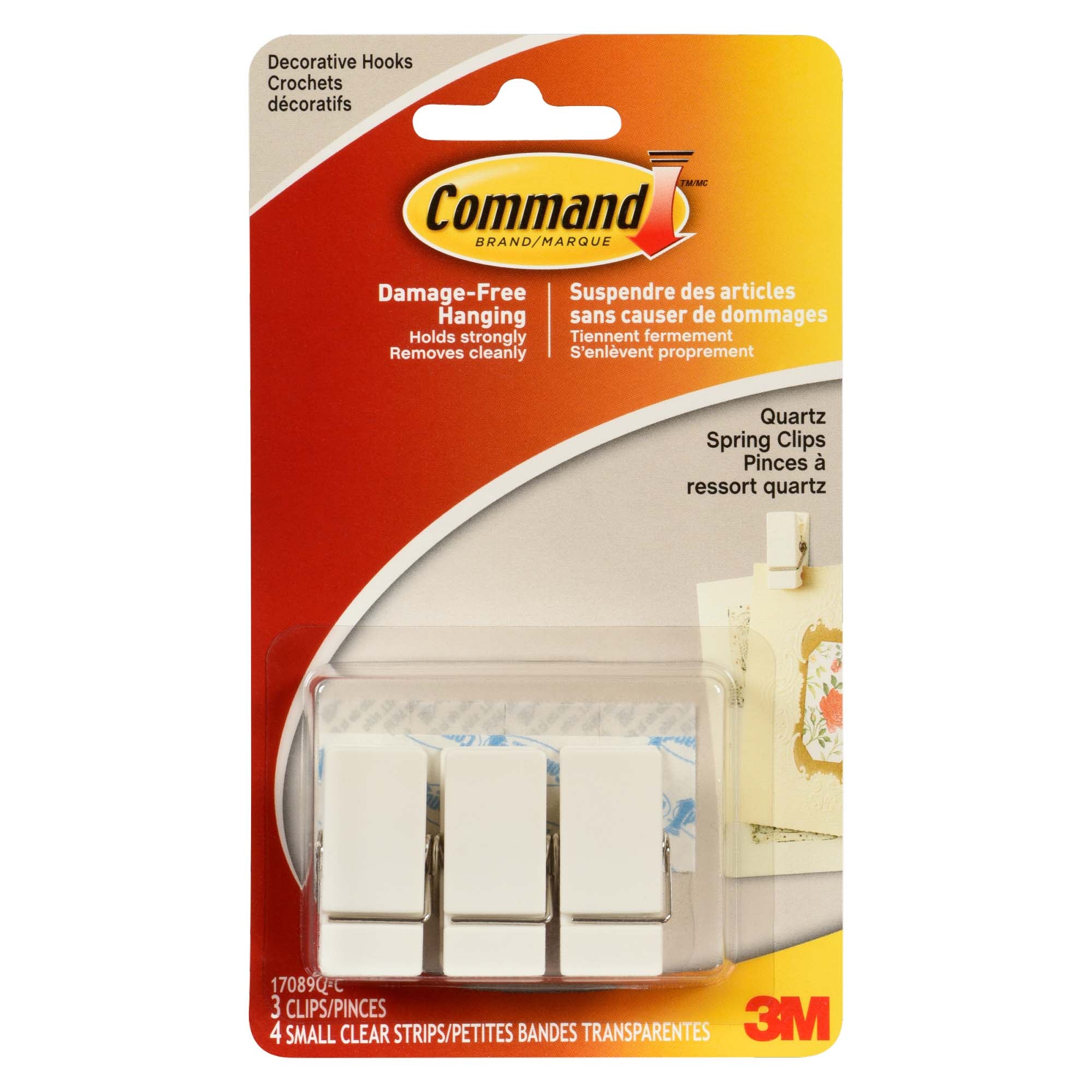 Command Small Spring Clips, White, 3-Pack – Giant Tiger