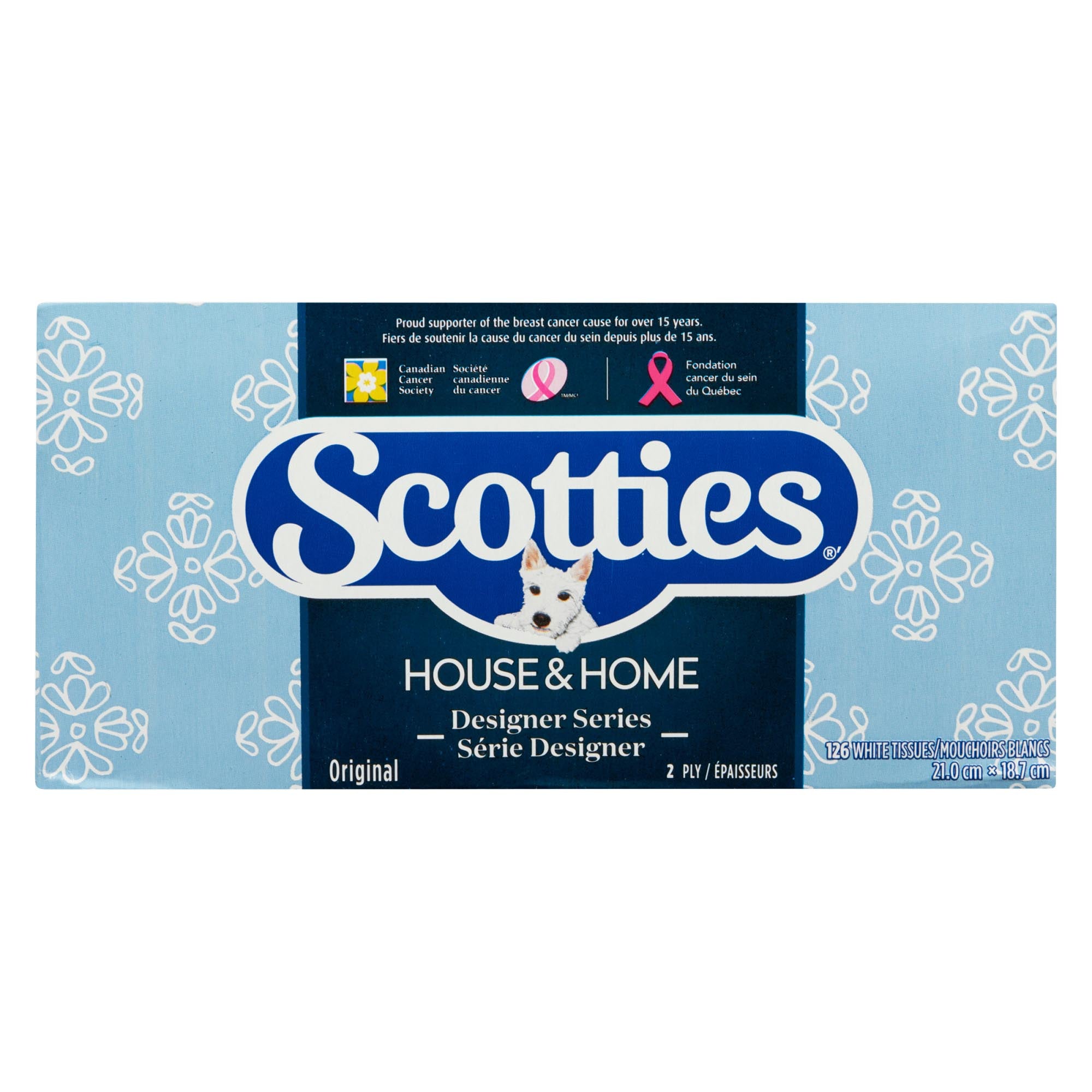 Scotties Original 2 Ply White Tissues, 126-Pack – Giant Tiger