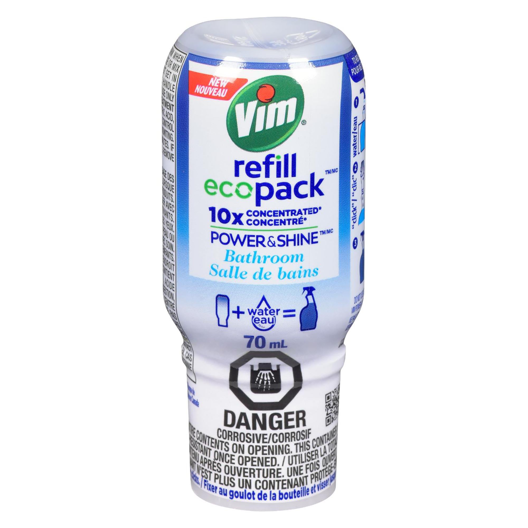 Vim Power & Shine Refill Eco Pack Bathroom, 70-ml – Giant Tiger
