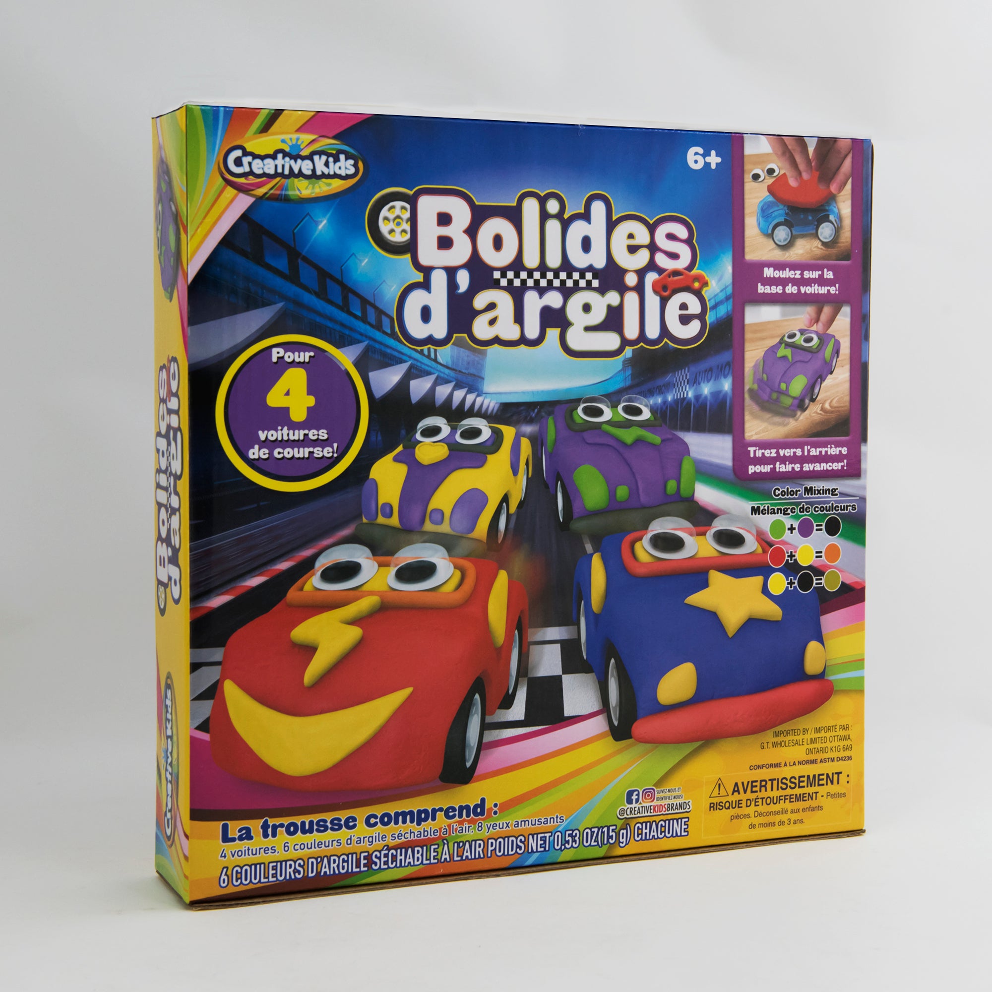 Creative Kids Clay Racers Craft Kit – Giant Tiger