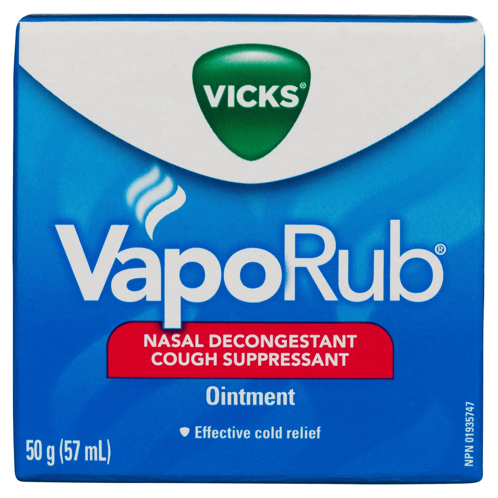 Vicks VapoRub Nasal Decongestant Cough Suppressant Ointment, 50-g ...
