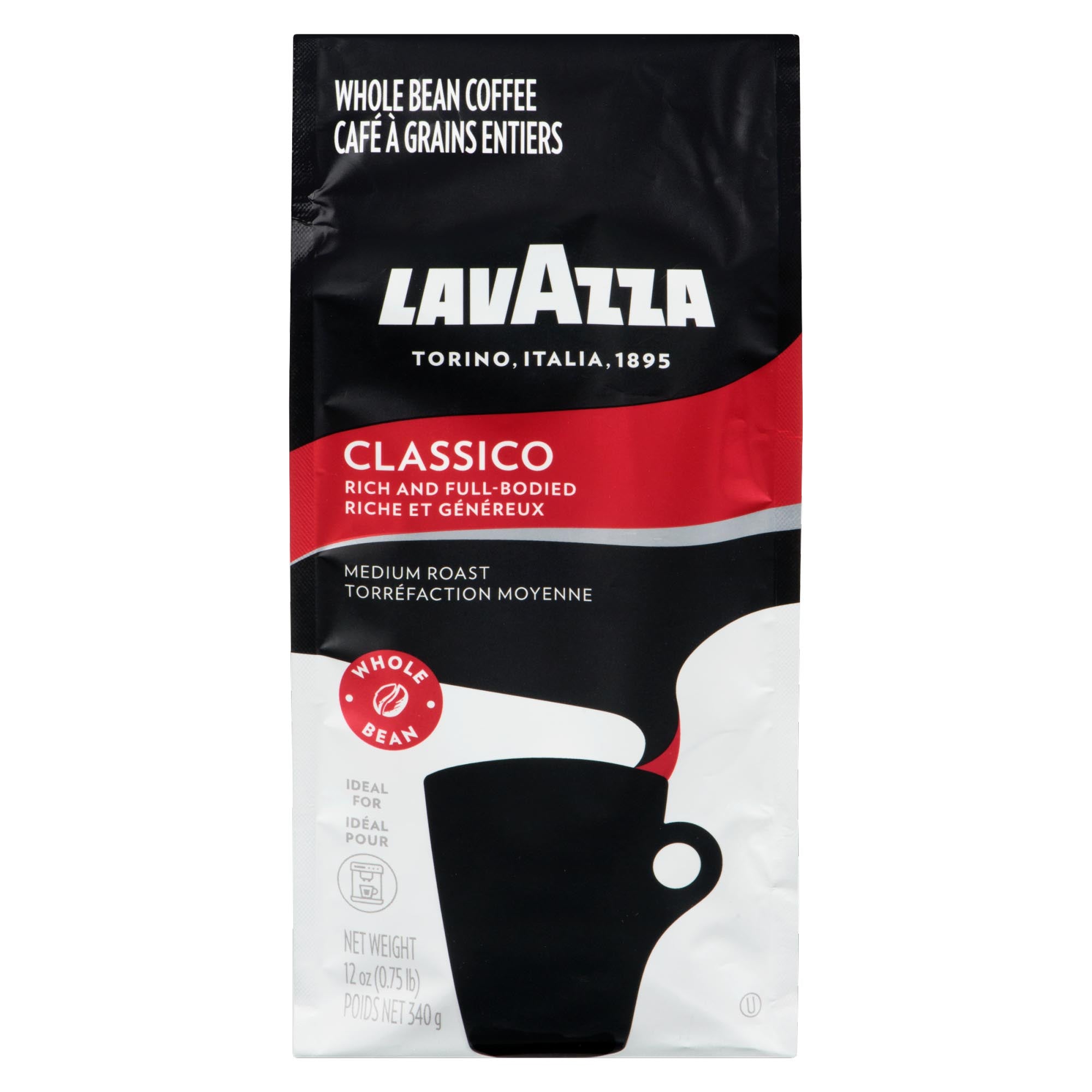 Lavazza Whole Bean Coffee Classico Medium Roast, 340-g – Giant Tiger