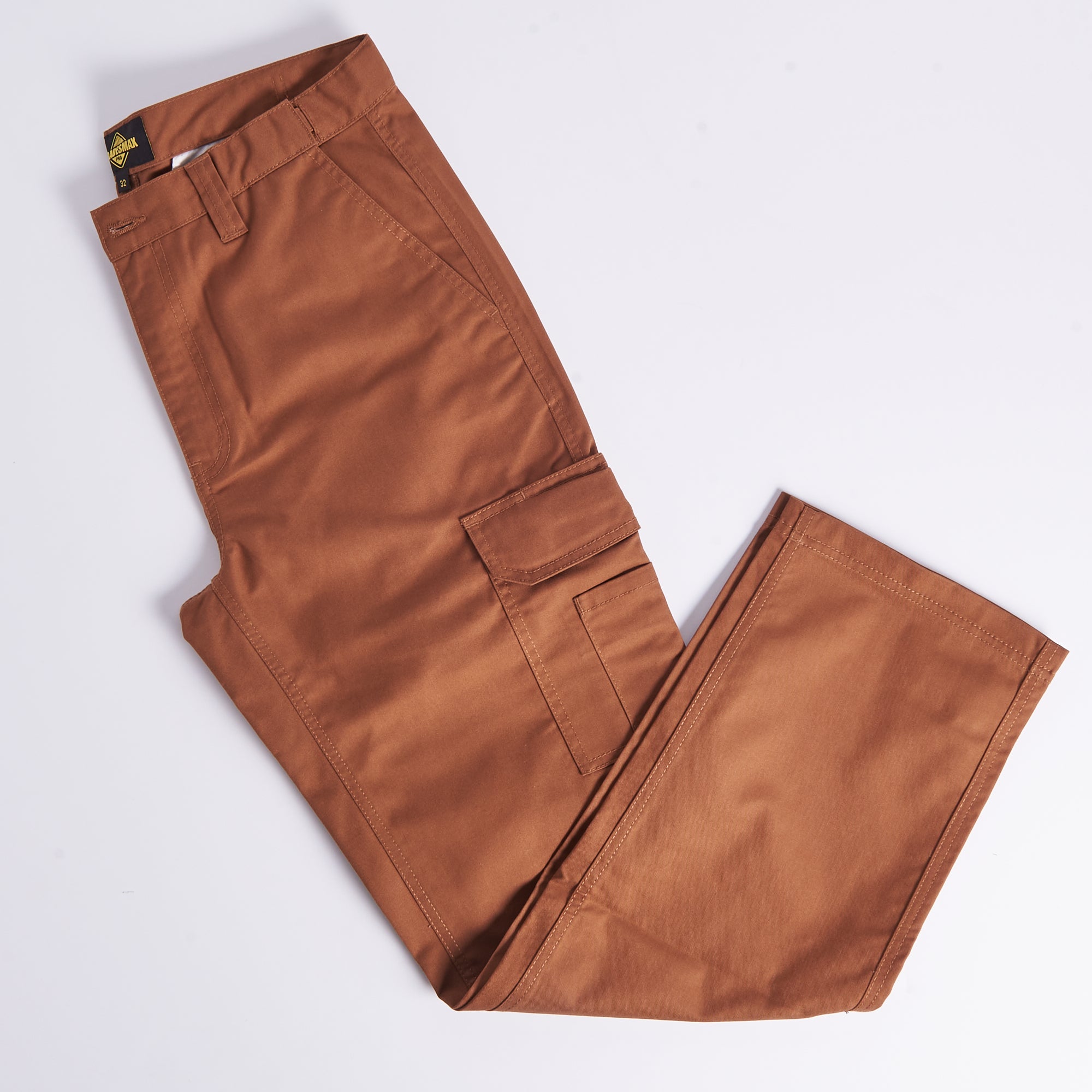 Tradesmax Pro Men's Brown Cargo Pants, 42/32 – Giant Tiger