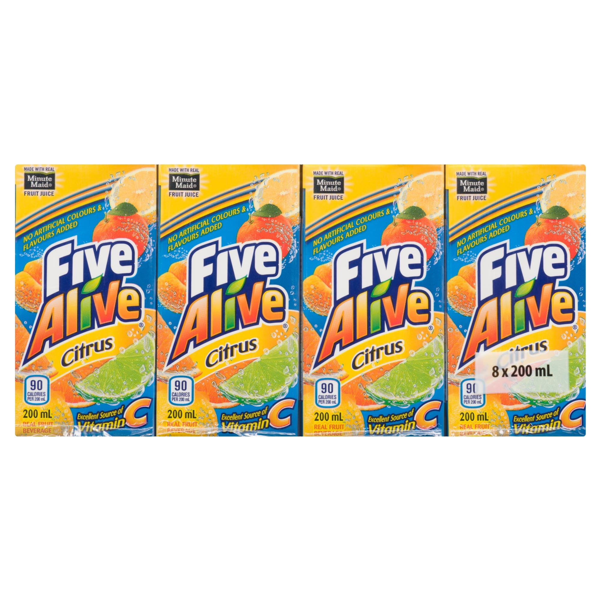 Five Alive Real Fruit Citrus Beverage, 8-Pack, 200-ml – Giant Tiger
