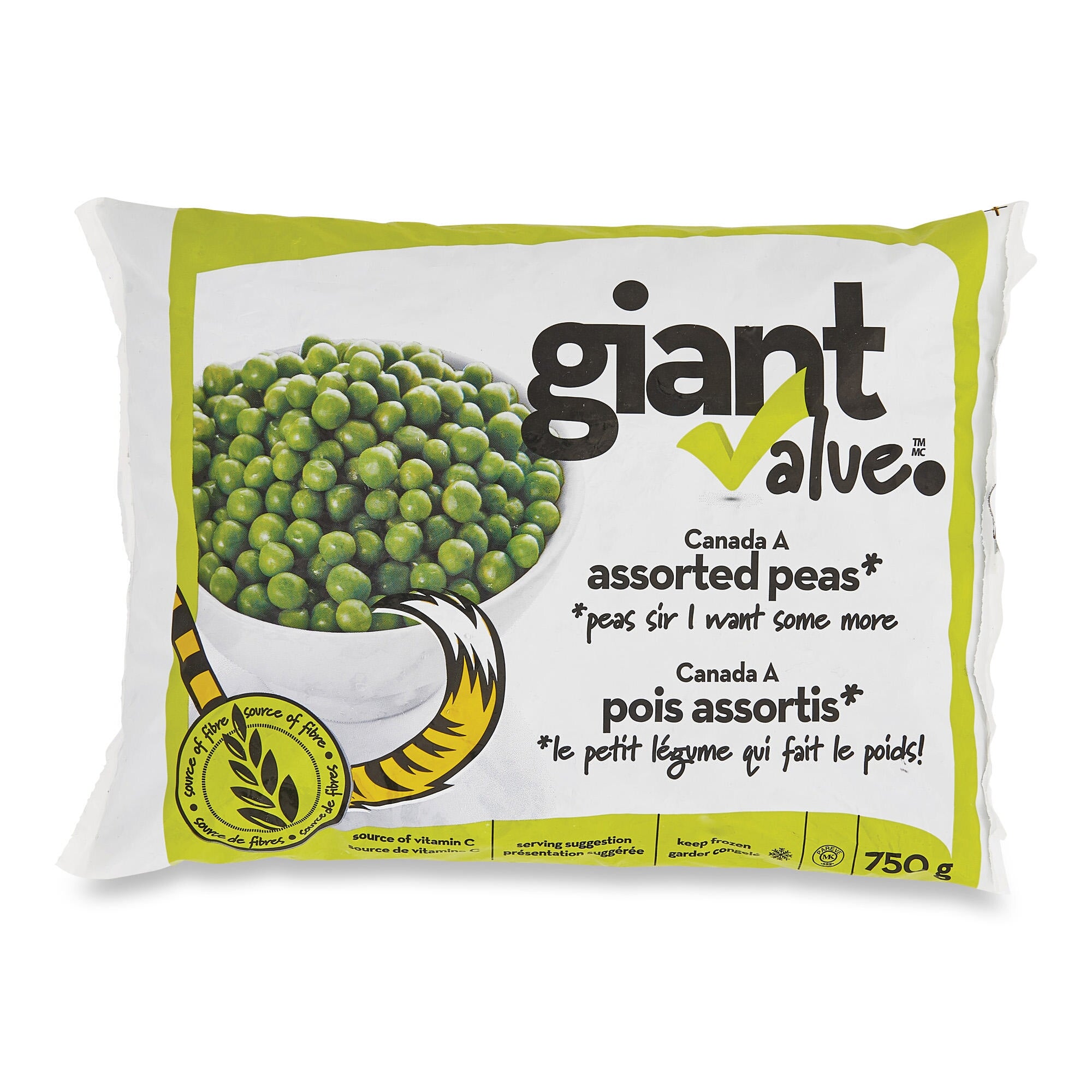 Giant Value Frozen Peas - 750g – Giant Tiger