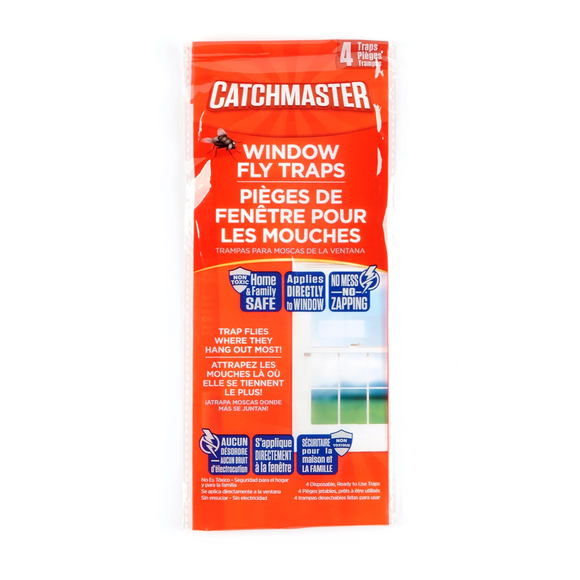 Catchmaster Window Fly Clear Trap, 4-Pack – Giant Tiger