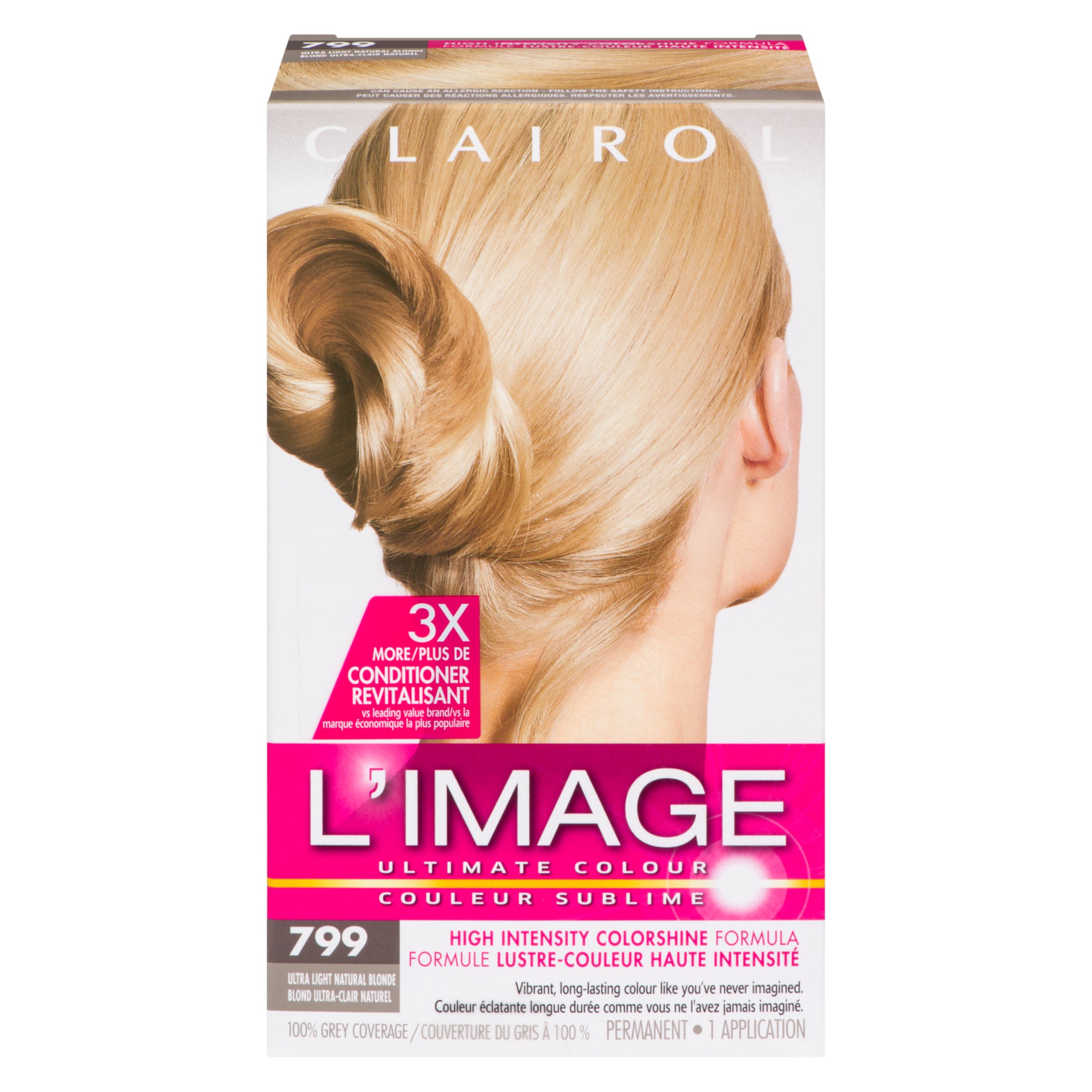 Coloration permanente 799 blond ultra-clair naturel Couleur sublime L ...