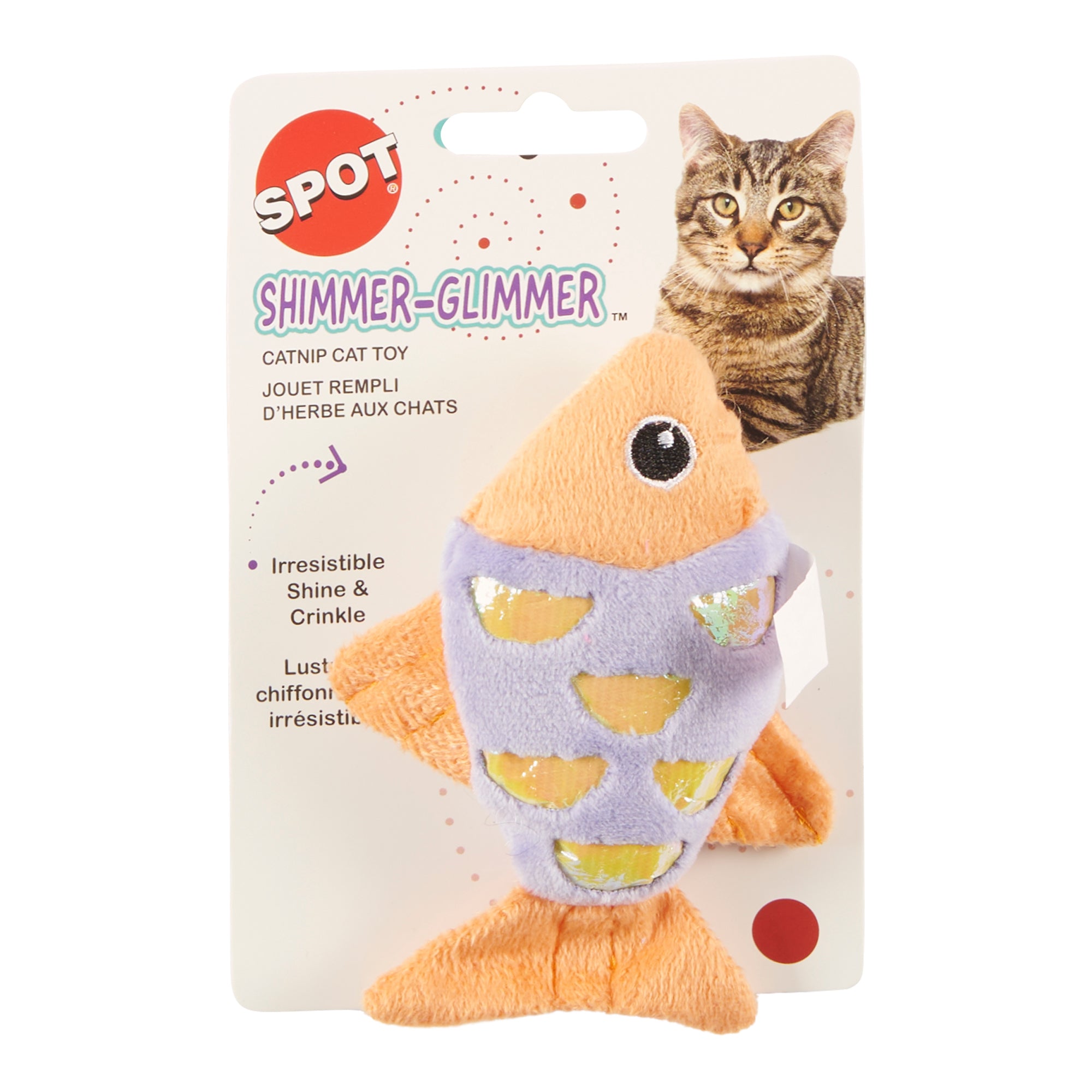 Spot Shimmer Glimmer Fish With Catnip – Giant Tiger