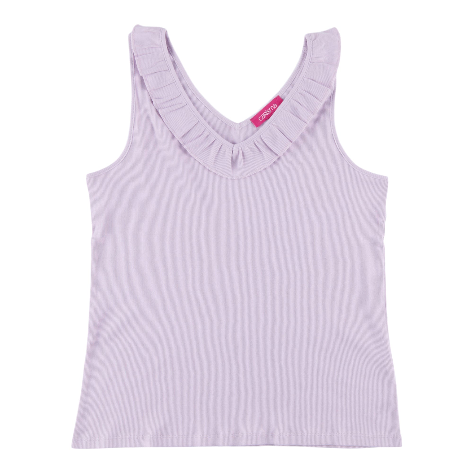 Carisma Women's Summer Tropics Ruffle Rib Tank Top – Giant Tiger