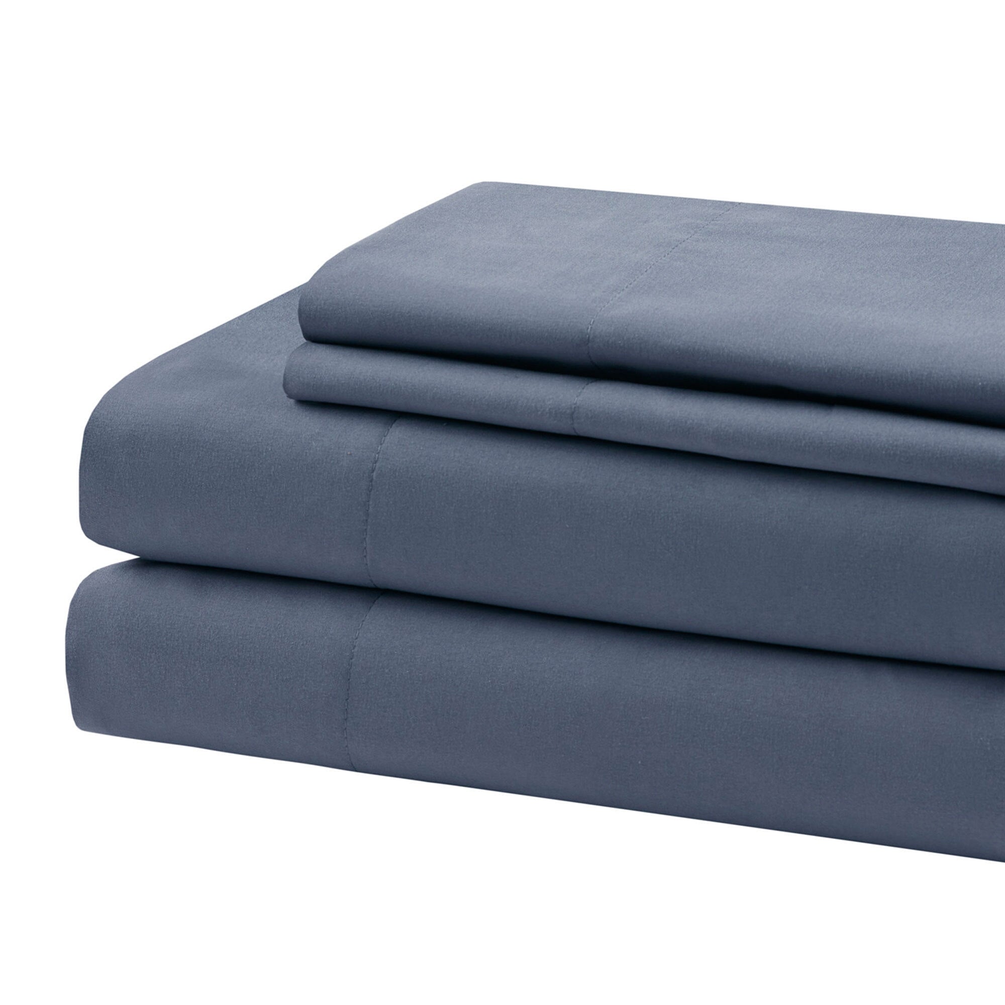 Beautyrest Soft and Durable Sheet Set with Pillowcases, King, Blue, 4 ...