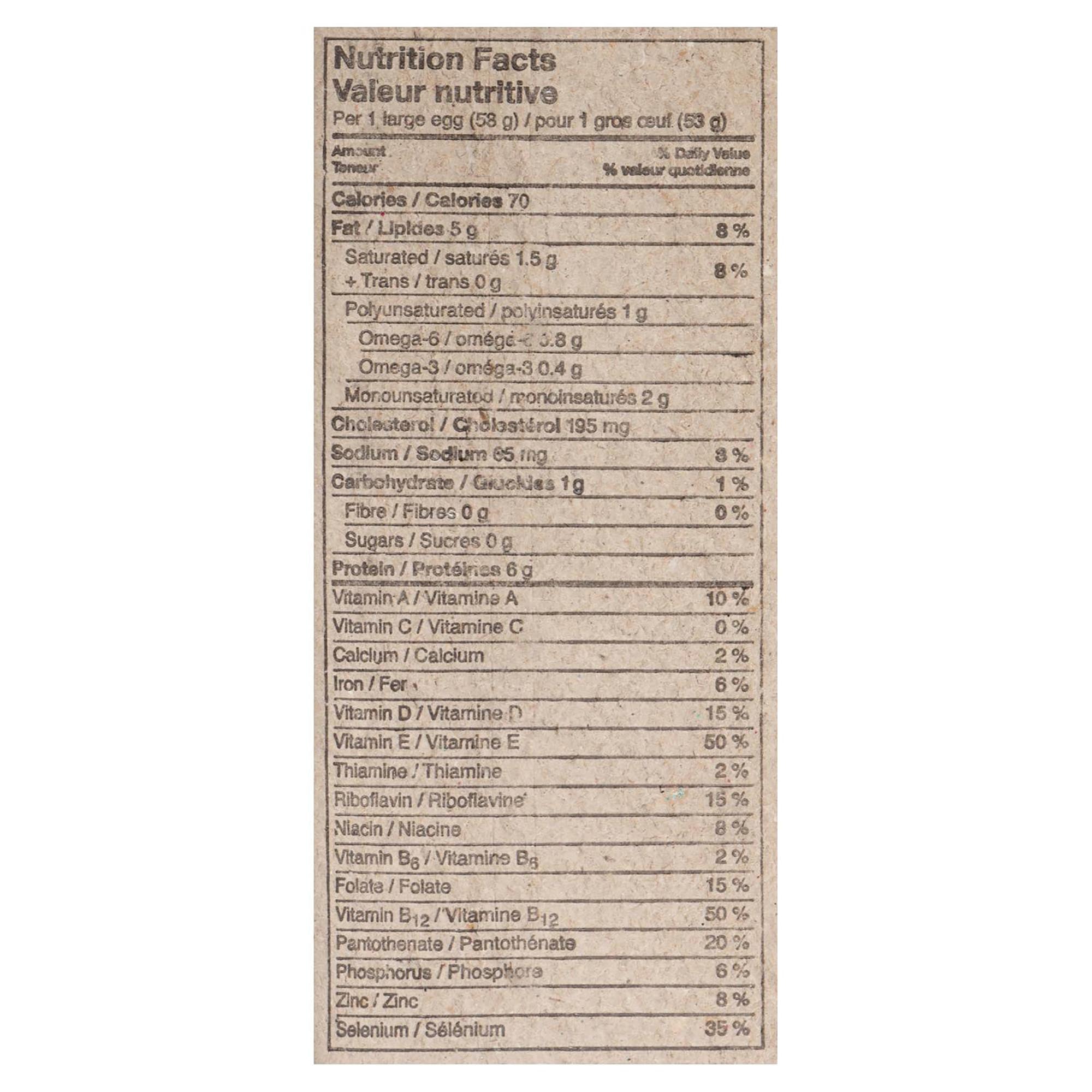 Burnbrae Farms Naturegg Omega 3 Large Eggs, 12-Pack – Giant Tiger
