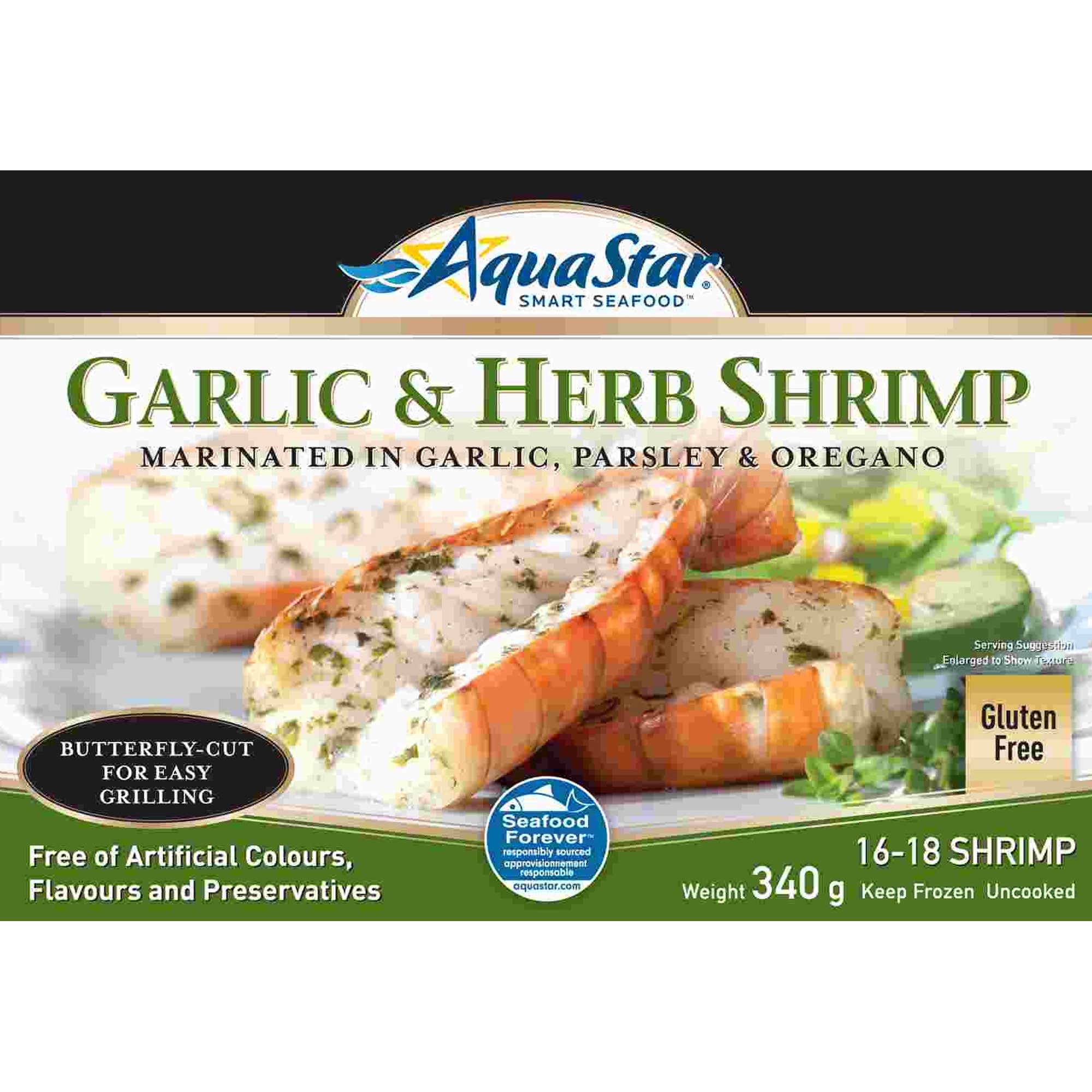 AquaStar Garlic and Herb Shrimp, 340-g – Giant Tiger