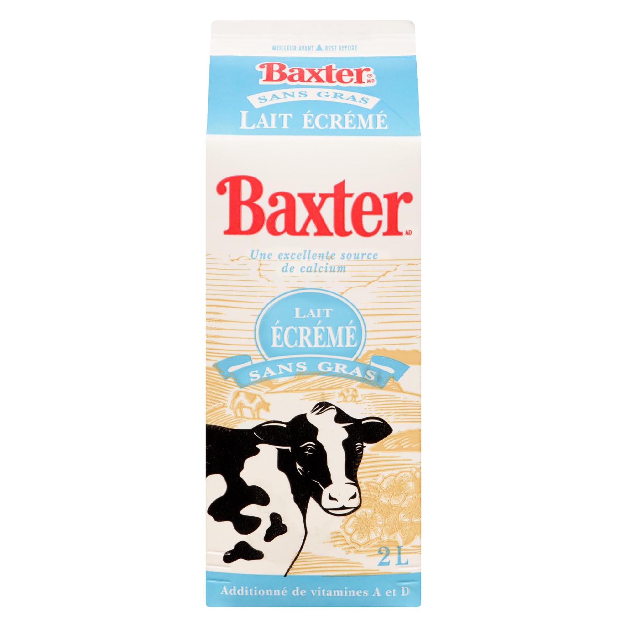 Baxter Skim Milk, 2-L – Giant Tiger