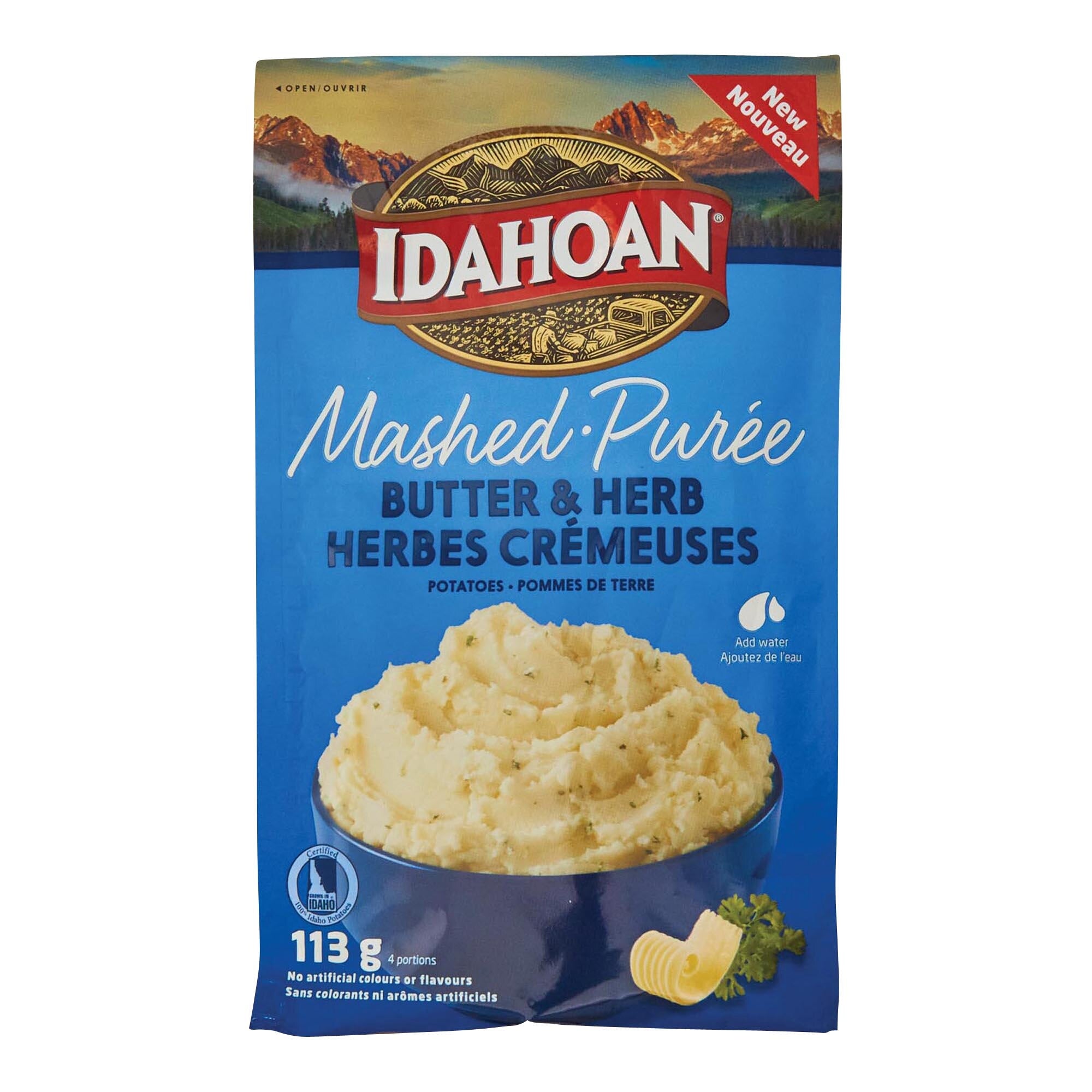 Idahoan Butter and Herb Mashed Potatoes - 113g – Giant Tiger