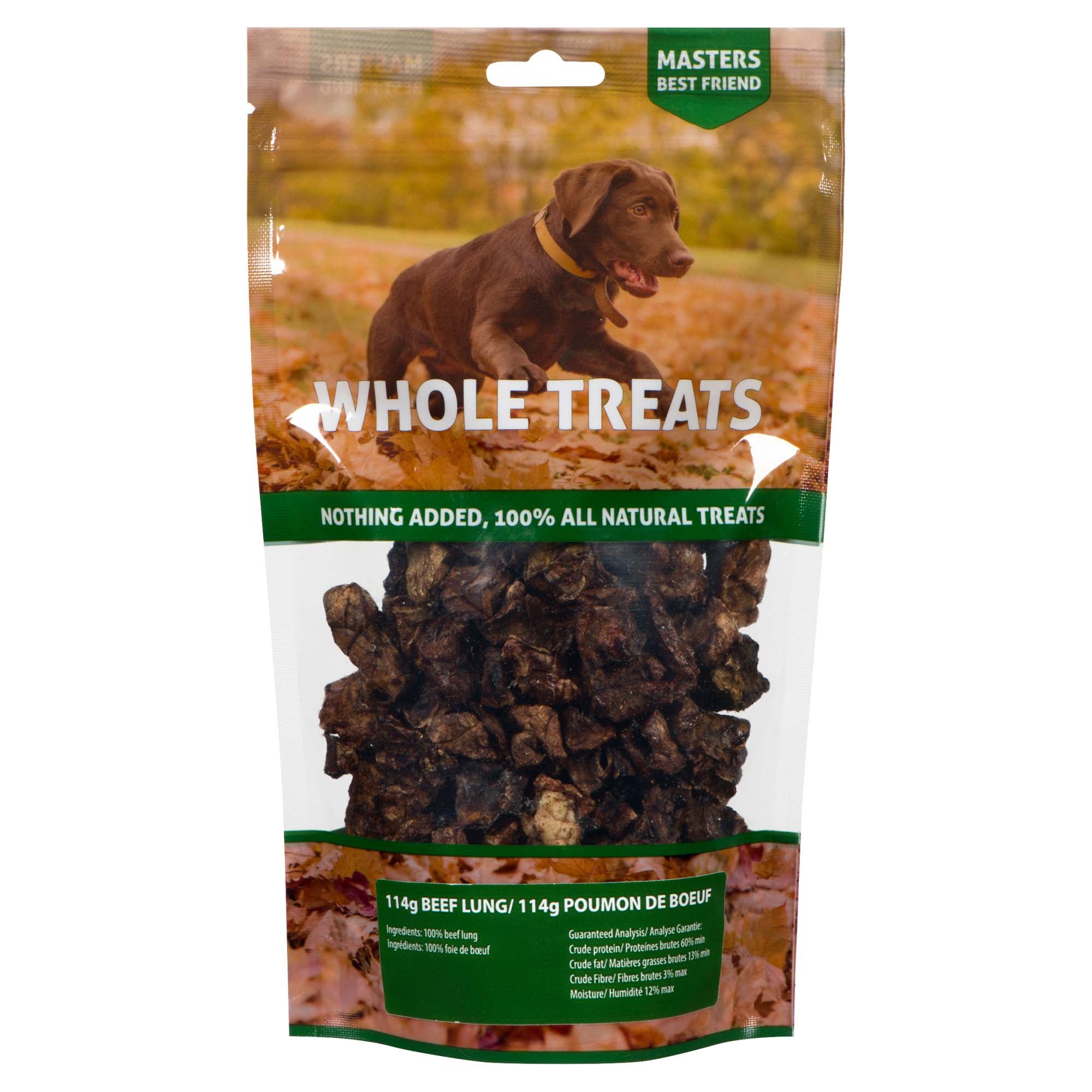 Masters Best Friend Whole Treats Beef Lung, 114-g – Giant Tiger