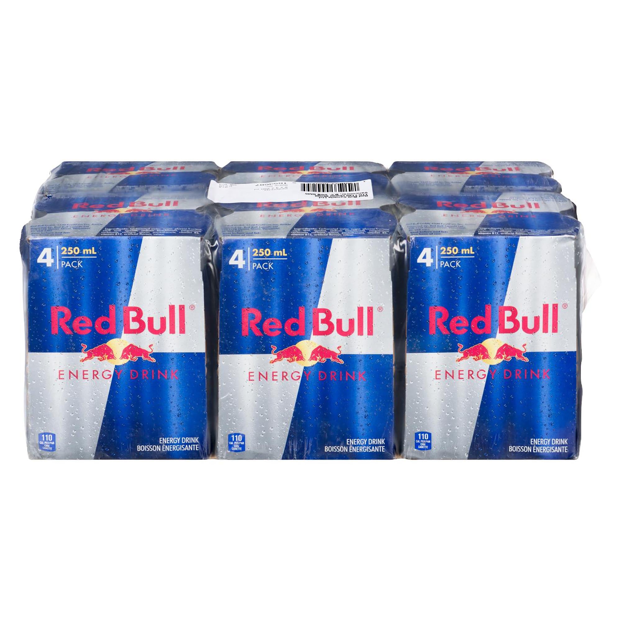 Red Bull Energy Drink, 4-Pack, 250-ml – Giant Tiger