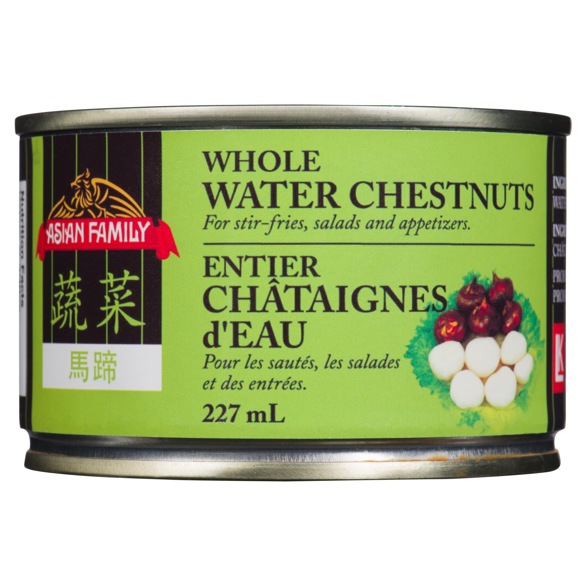 Asian Family Whole Water Chestnuts, 227-ml – Giant Tiger