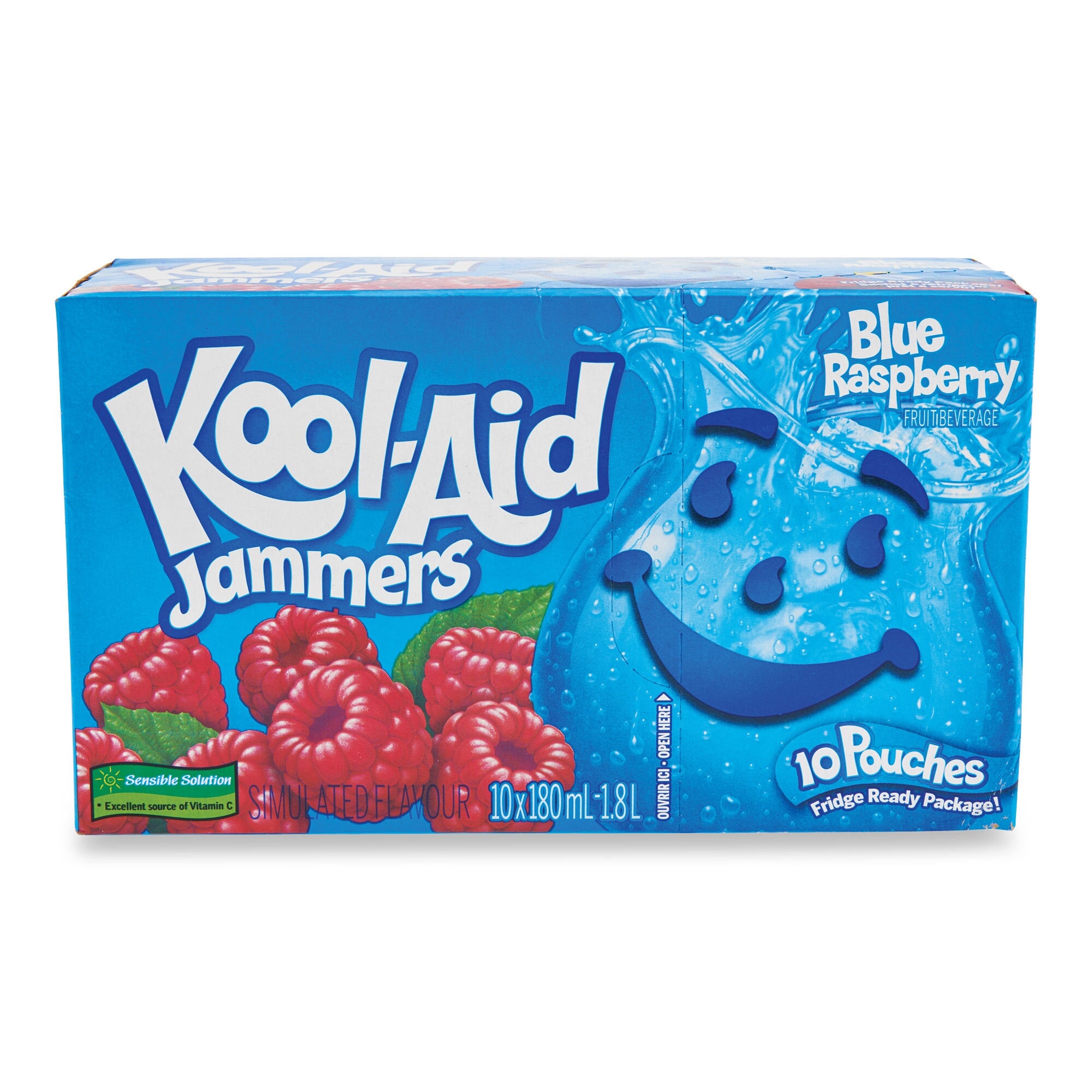 Kool-Aid Blue Raspberry Flavoured Jammers, 10-Pack, 180-ml – Giant Tiger