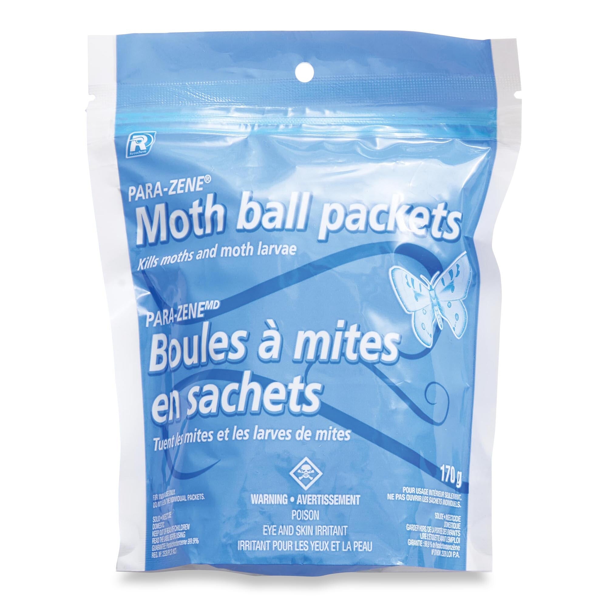 Recochem Inc Para-Zene Moth Balls Packets, 170-g – Giant Tiger